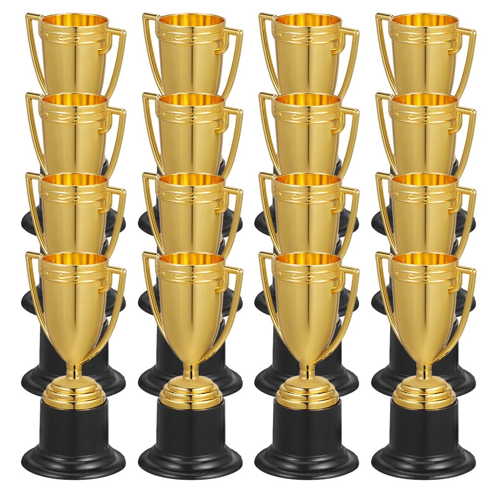 Hemoton 24pcs Small Trophy Awards For Kids Mini Gold Award Trophy Cups ...
