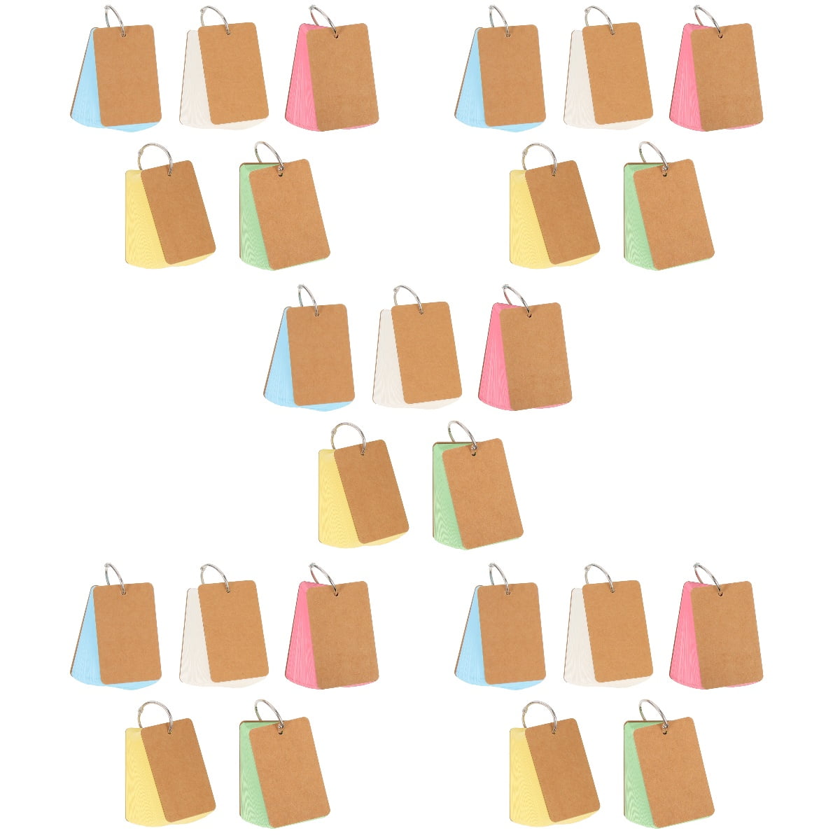 Hemoton 25 Pcs Blank Writing Cards Notepads Blank Memo Cards Students ...