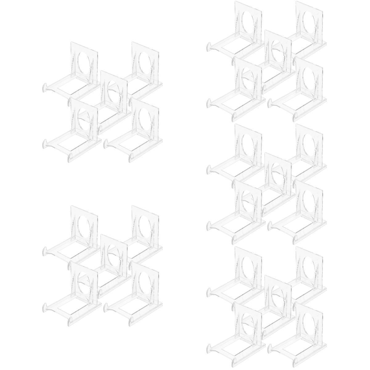 Hemoton 25 pcs Acrylic Display Rack Display Stand Card Display Stands ...