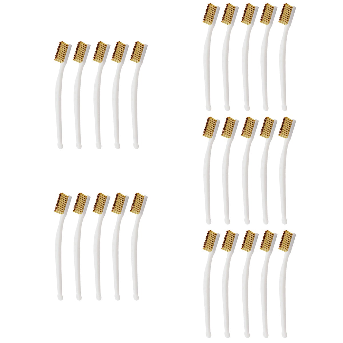 Hemoton 25 pcs Copper Wire Plastic Handles Scratch for Cleaning Stain ...