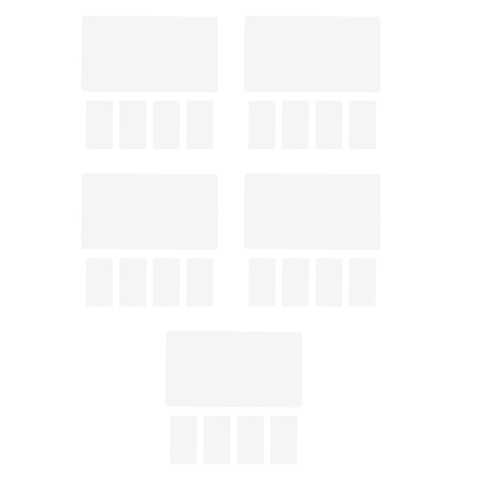 Hemoton 25 pcs Drawing Templates For Kids Kid Stencils Paint Board For ...