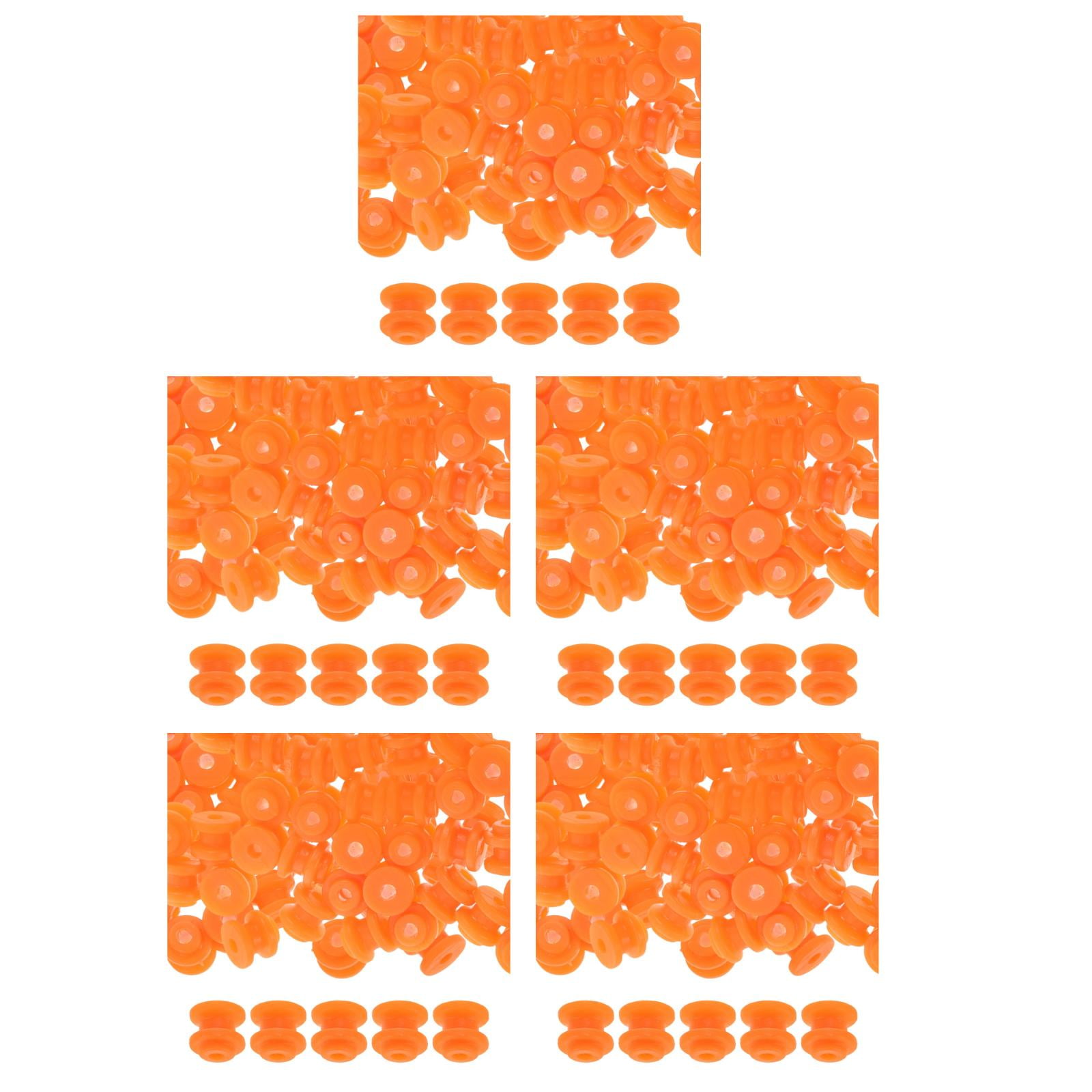 Hemoton 250 pcs Single Slot Pulley Model Mini Plastic Belt Pulley ...