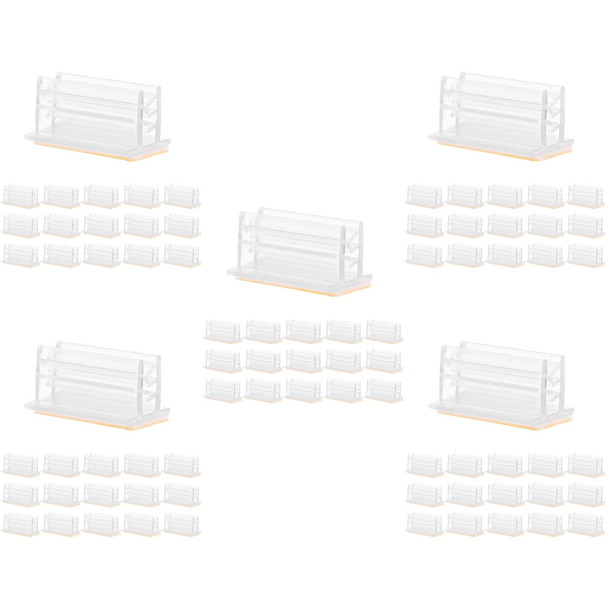 Hemoton 250 pcs Sneeze Guard Holders Name Tag Holders Ticket Sign ...