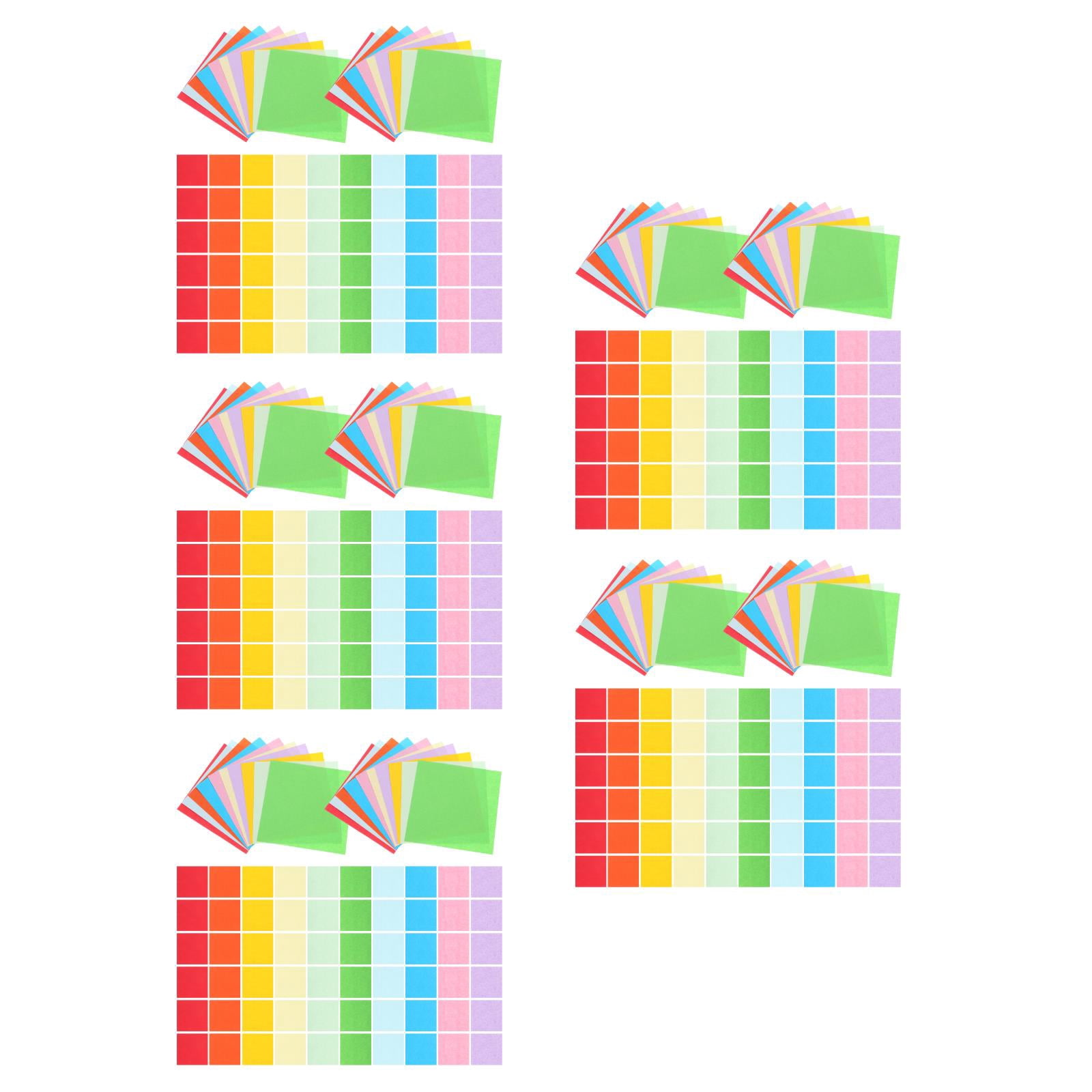 Hemoton 2500 Sheets Origami Paper Colorful Square Colored Paper for ...
