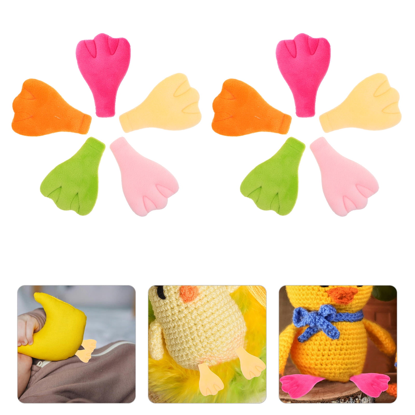 Hemoton 25Pcs Duck Stuffed Animal Making Kit Plush Cute Animal ...
