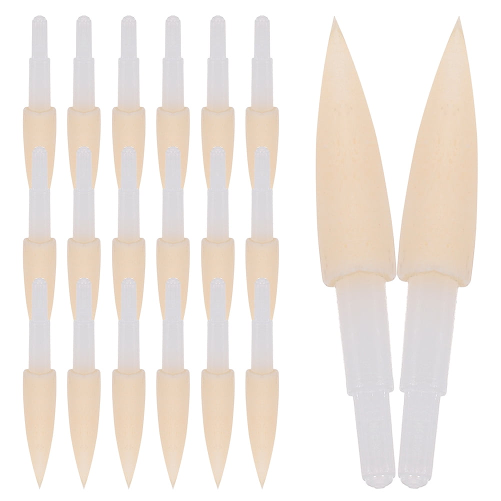 Hemoton 25pcs Calligraphy Pen Tips Soft Sponge Easy to Replace Ideal ...