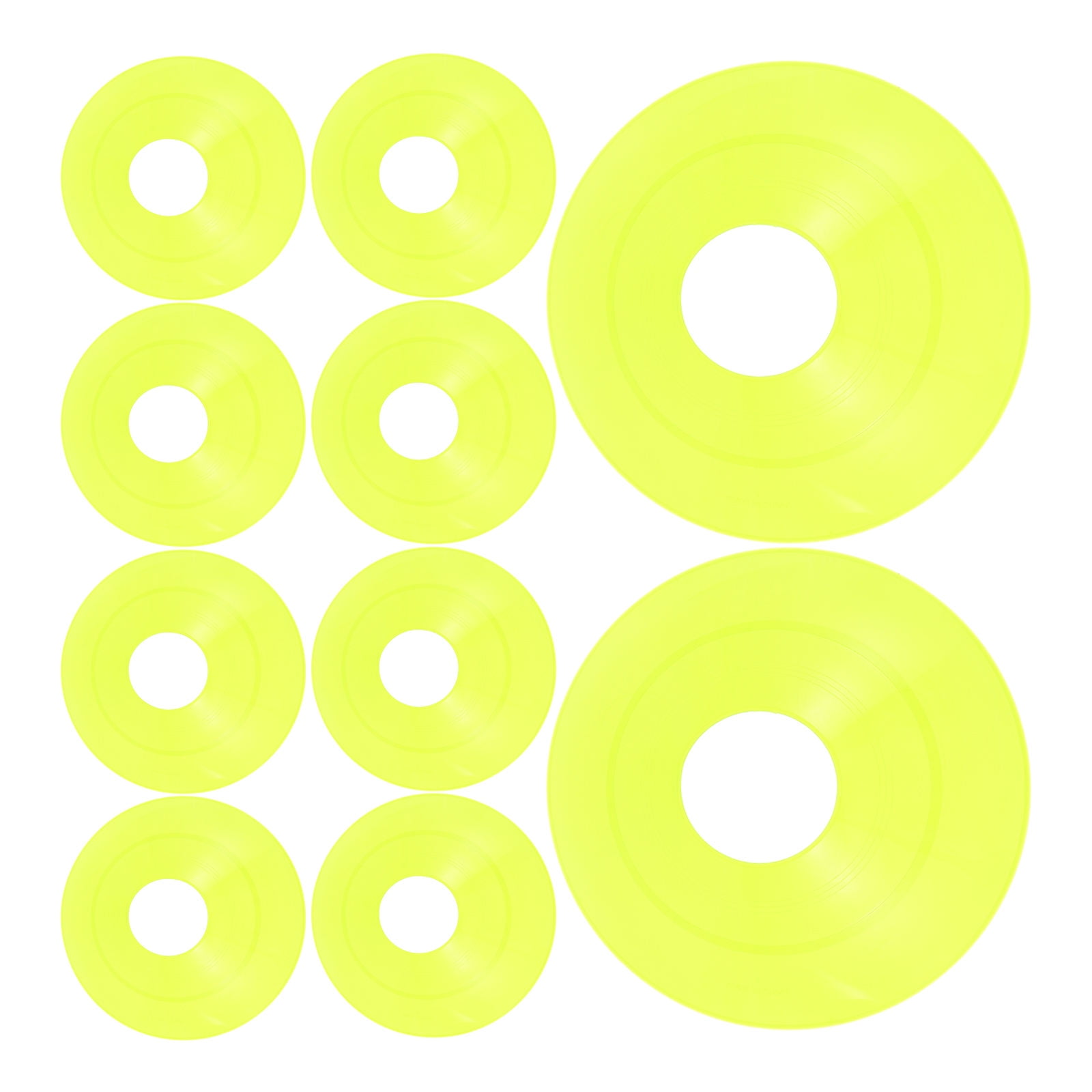 Hemoton 25pcs Disc Soccer Sport Cones Training Field Marker Agility ...