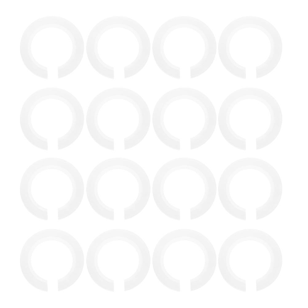 SOPOTUTU 25pcs White Plastic Lampshade Adapter Ring E27 to E14 ...
