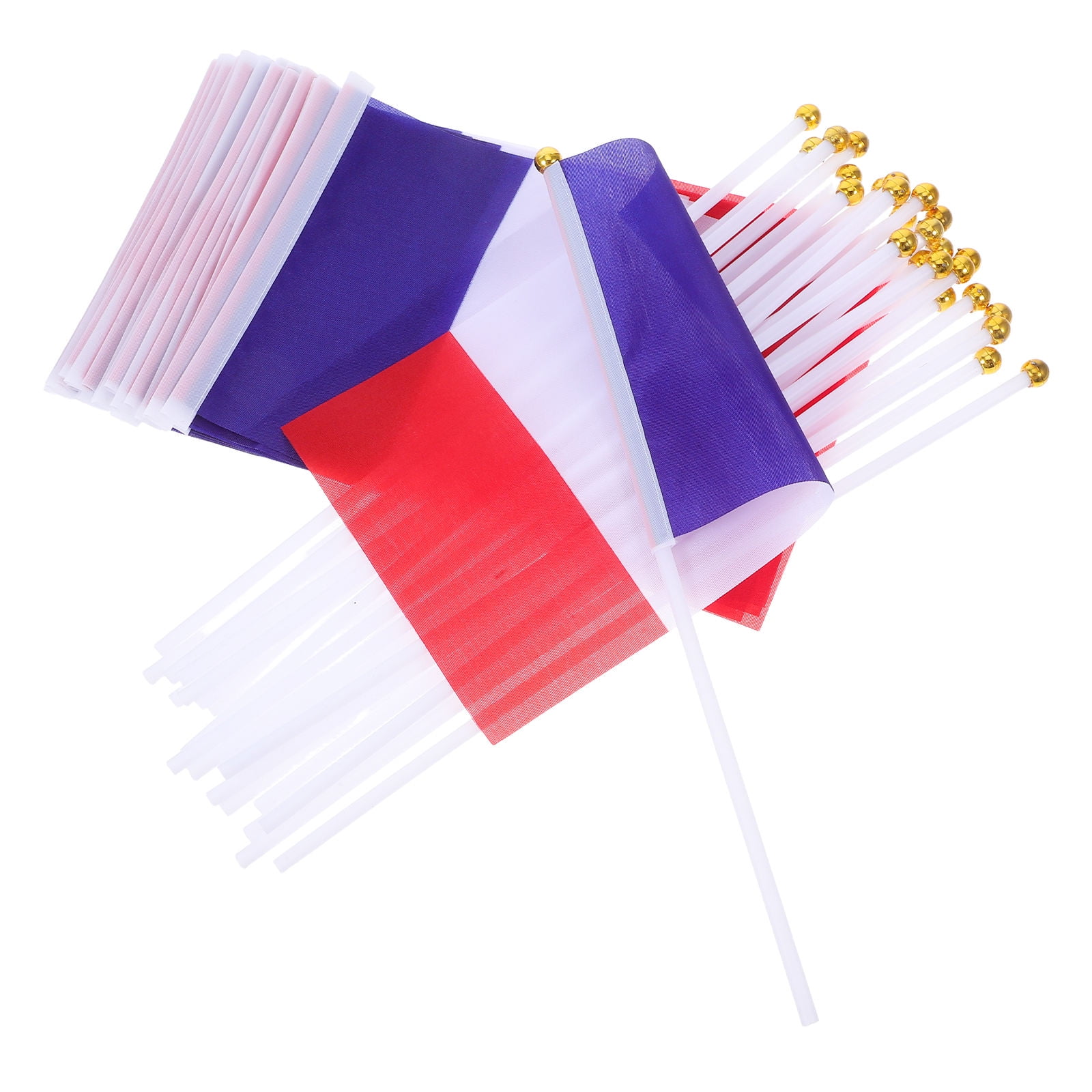 Hemoton 25pcs Mini France Desk Flag French Decorative Table Flag With ...