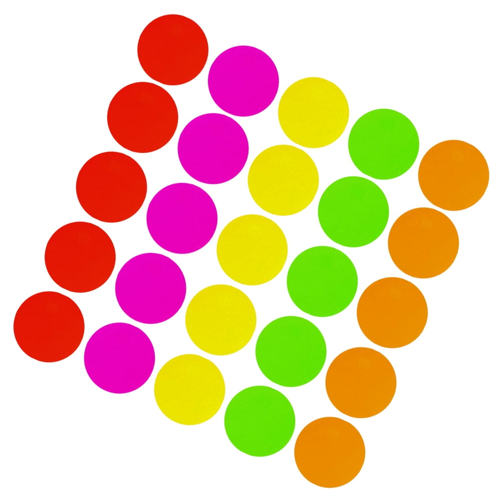 Hemoton 25pcs Neon Cardstock For Party Decorations Glow In The Dark ...