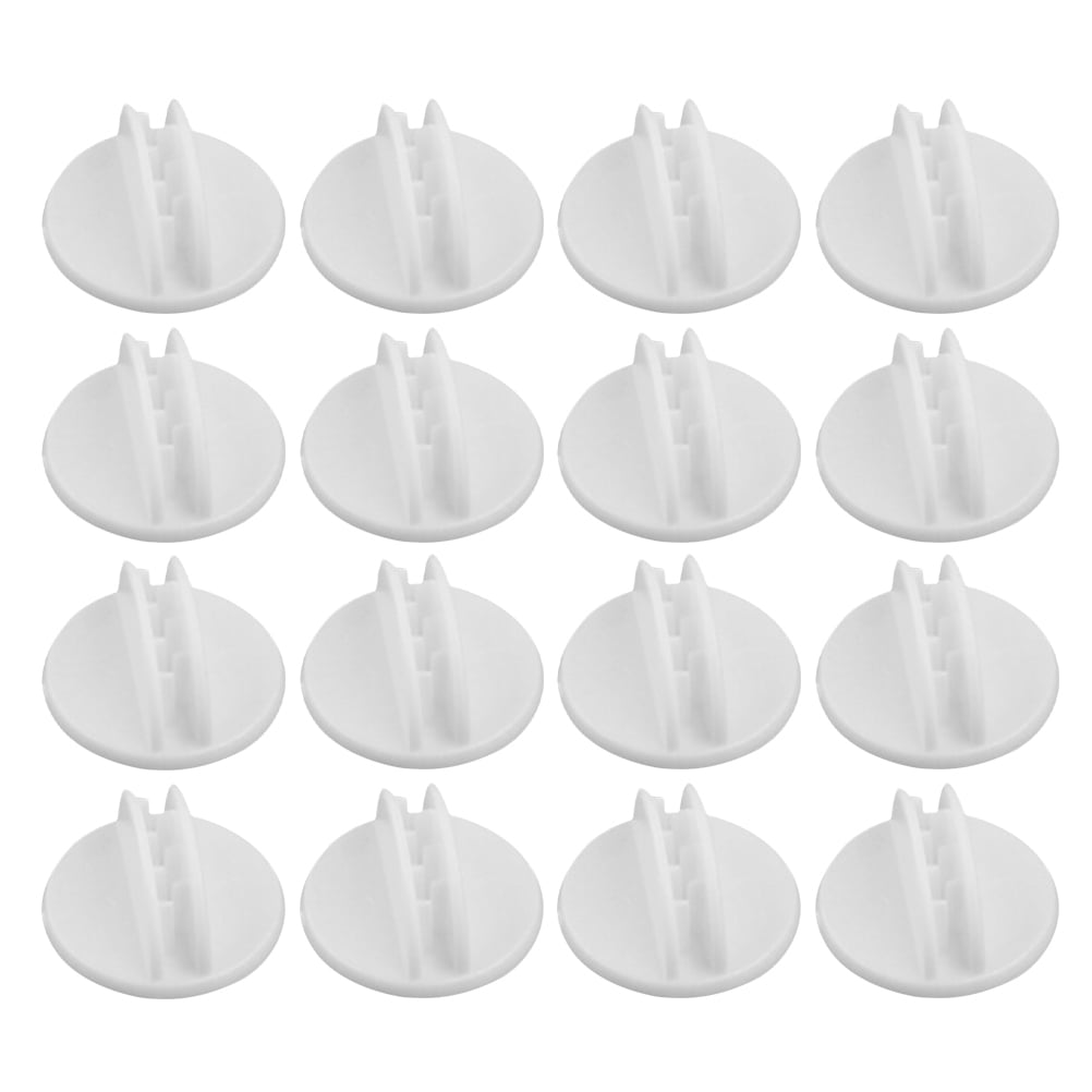 Hemoton 25pcs Plastic Tag Label Clips Merchandise Sign Display Holder ...