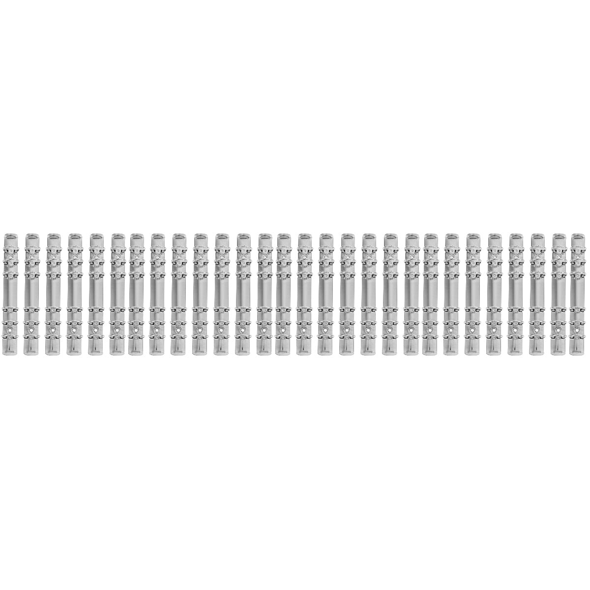 Hemoton 28 Pcs Metal Binder Mechanism Replacement Kit 6-Ring Binder ...