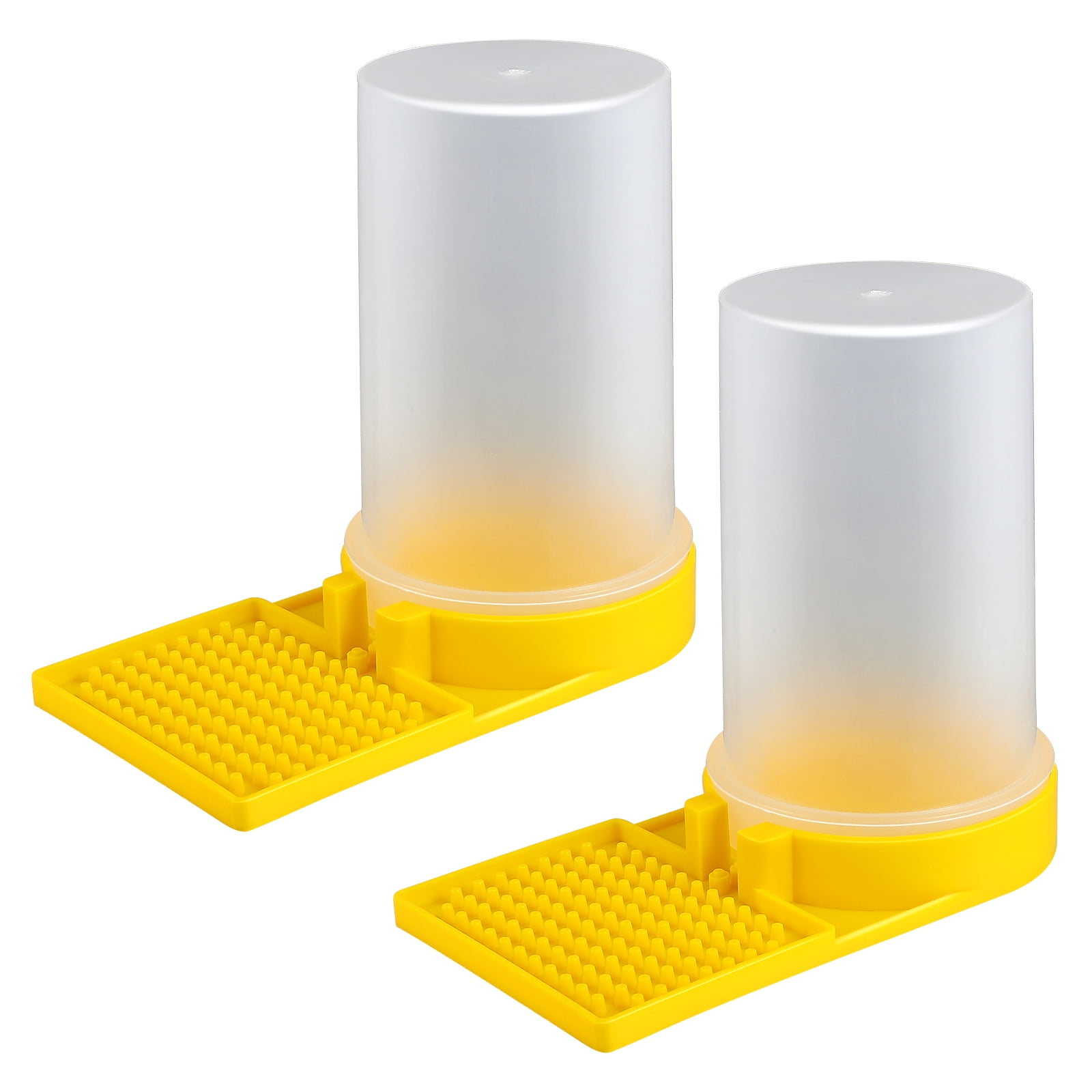 Hemoton 2PCS Bee Feeder Beehive Beekeeping Water Dispenser Honey ...