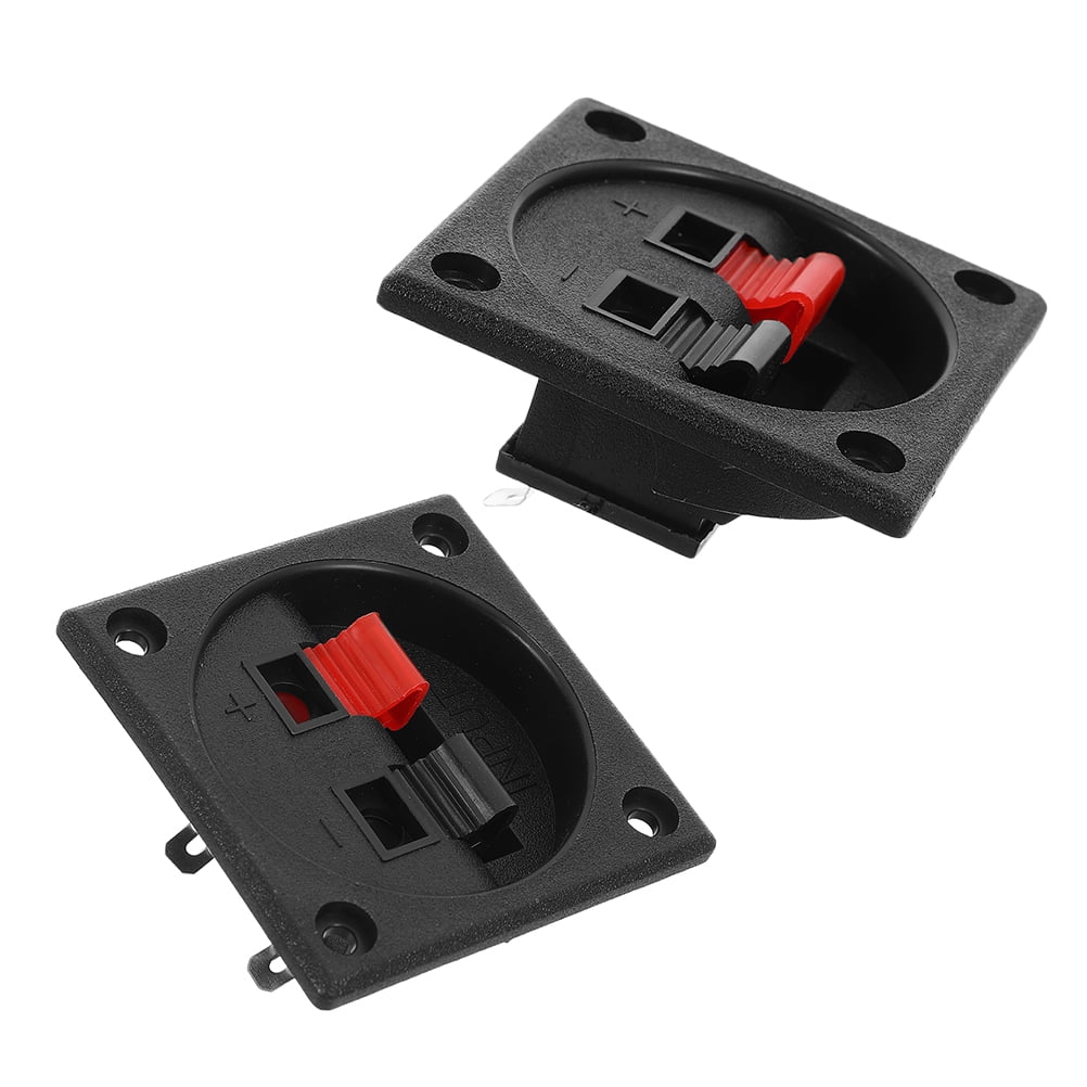 Hemoton 2PCS Double Row Binding Posts Speaker Terminal Cup Speaker Box ...