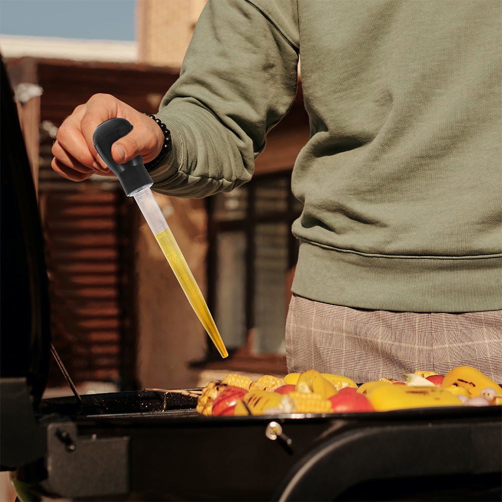 Hemoton 2PCS Meat Baster Meat Marinade Injector Turkey Baster Flavorful ...