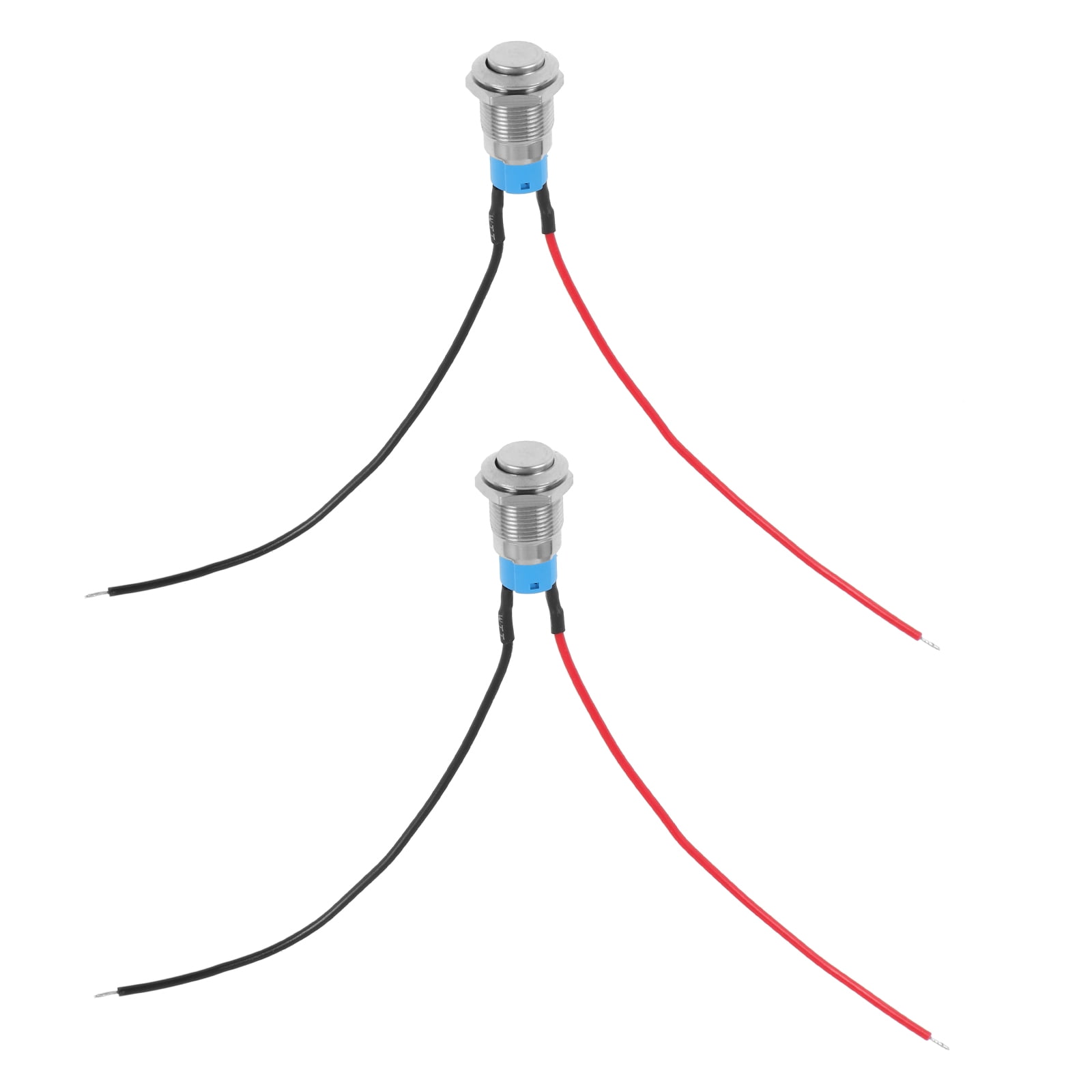 Hemoton 2Pcs Buttons Push Buttons Replacements Push Buttons Momentary Switch Buttons - Walmart.com