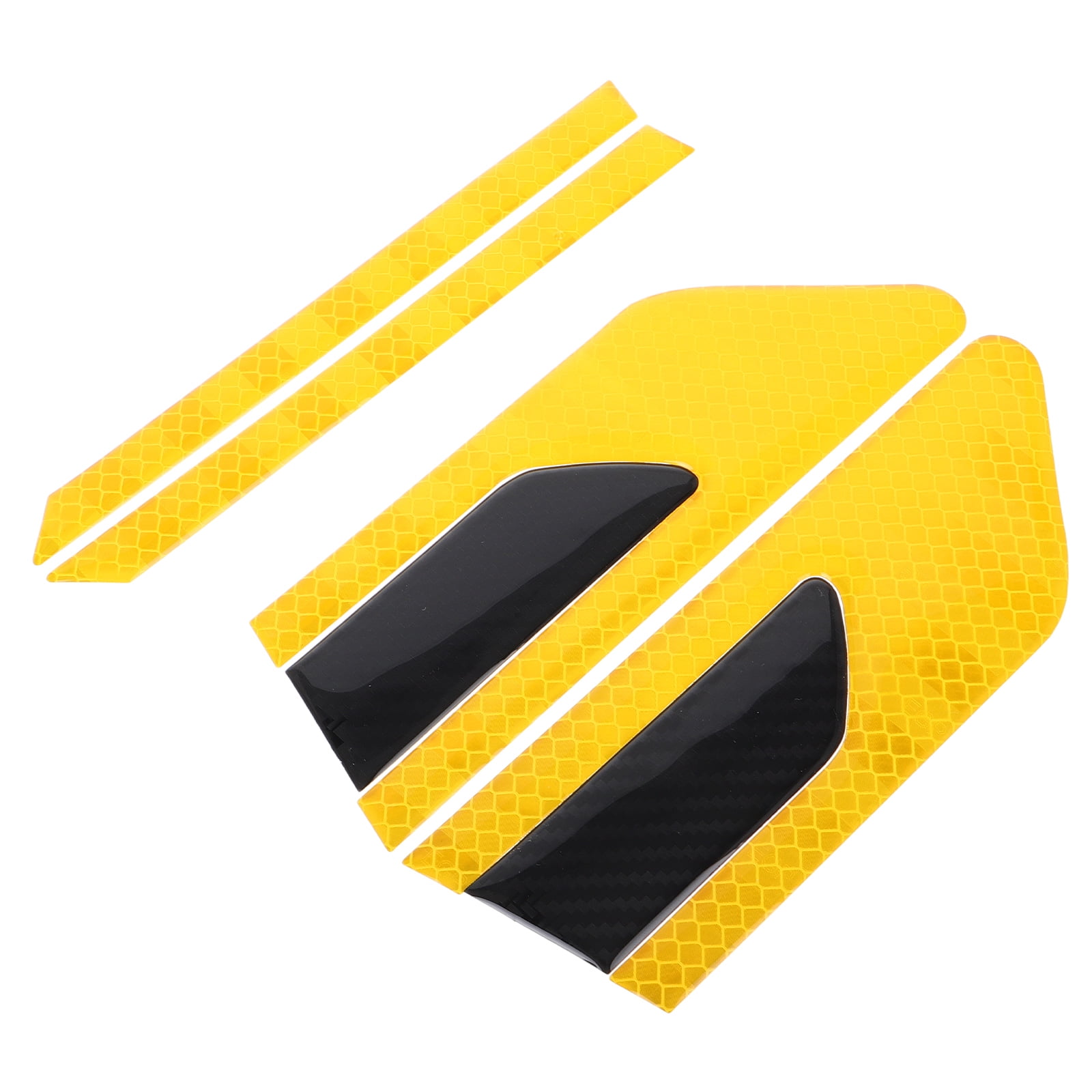 Hemoton 2Pcs Car Reflective Stripe Sticker Car Door Stickers Decal Car ...