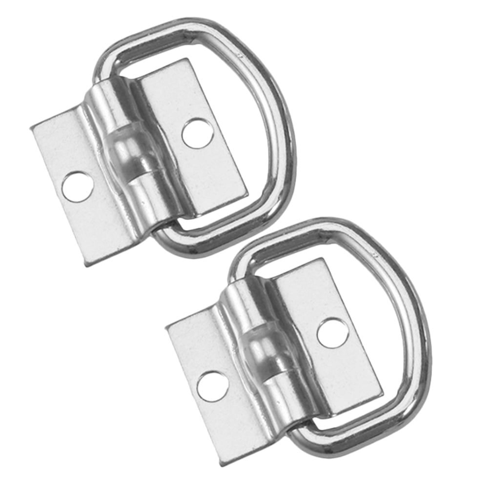 Hemoton 2Pcs Heavy Duty Trailer Anchor Lashing Rings Trailers Trucks Bed Anchors Bracket Hooks ...