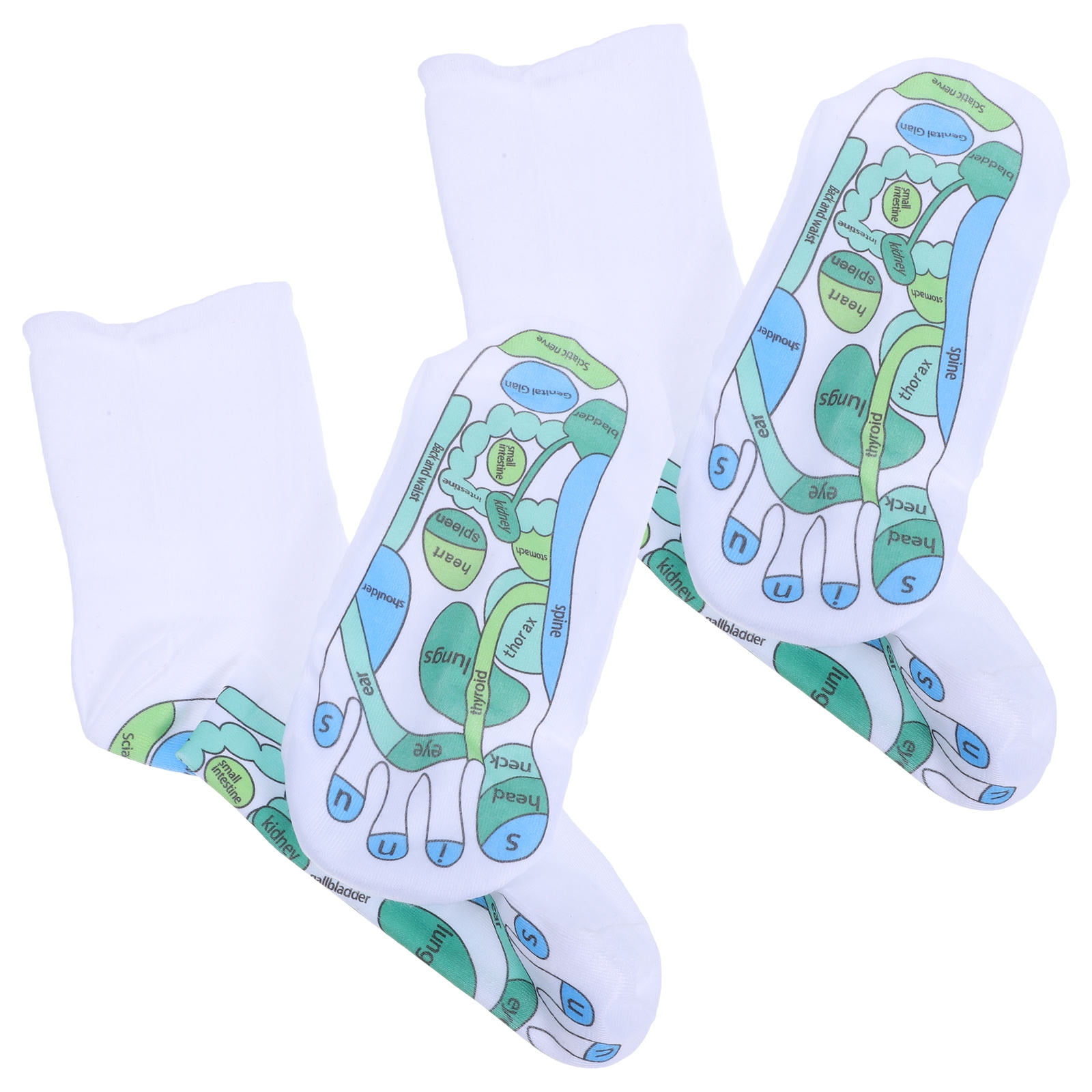 Hemoton 2pairs Acupressure Reflexology Socks Foot Massage Socks With ...