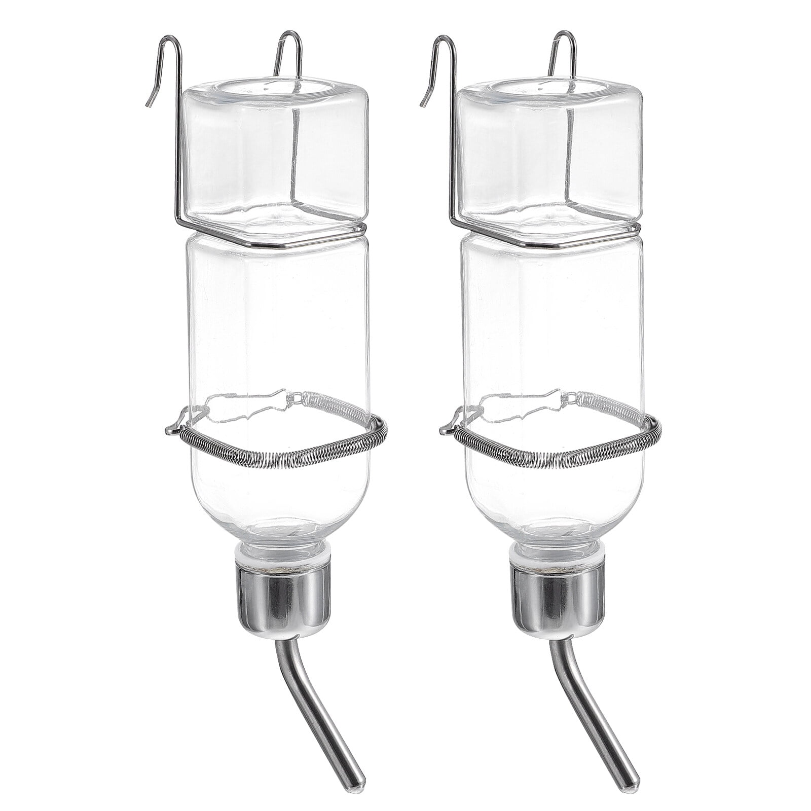 Hemoton 2pcs 350ml Plastic Rabbit Water Feeder Hanging Fountains Pet ...