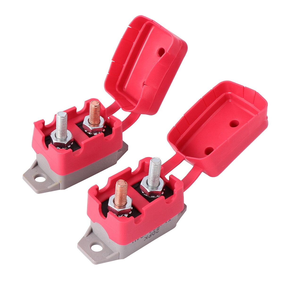 Hemoton 2pcs 50A 12V/24V Automatic Reset Circuit Breaker Fuse Stud Bolt ...