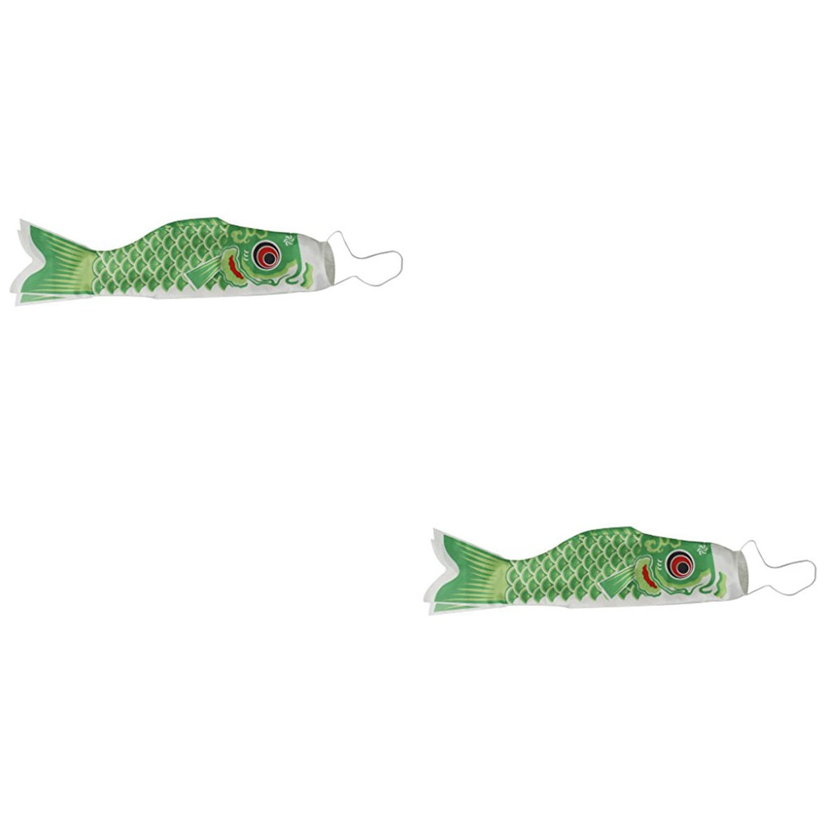 Hemoton 2pcs 55cm Japanese Carp Flag Japan Flag Carp Windsock Streamer ...