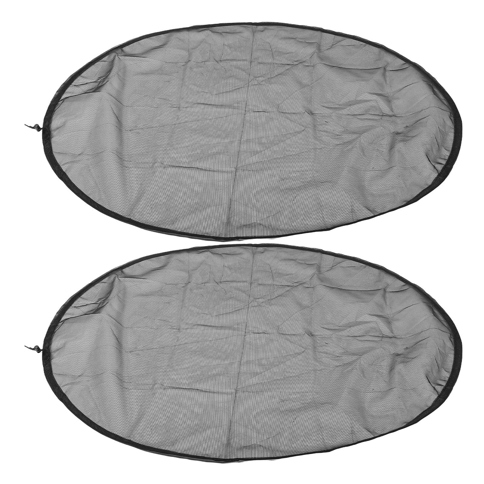 Hemoton 2pcs 95cm Outdoor Rain Barrel Mesh Cover With Drawstring Water ...