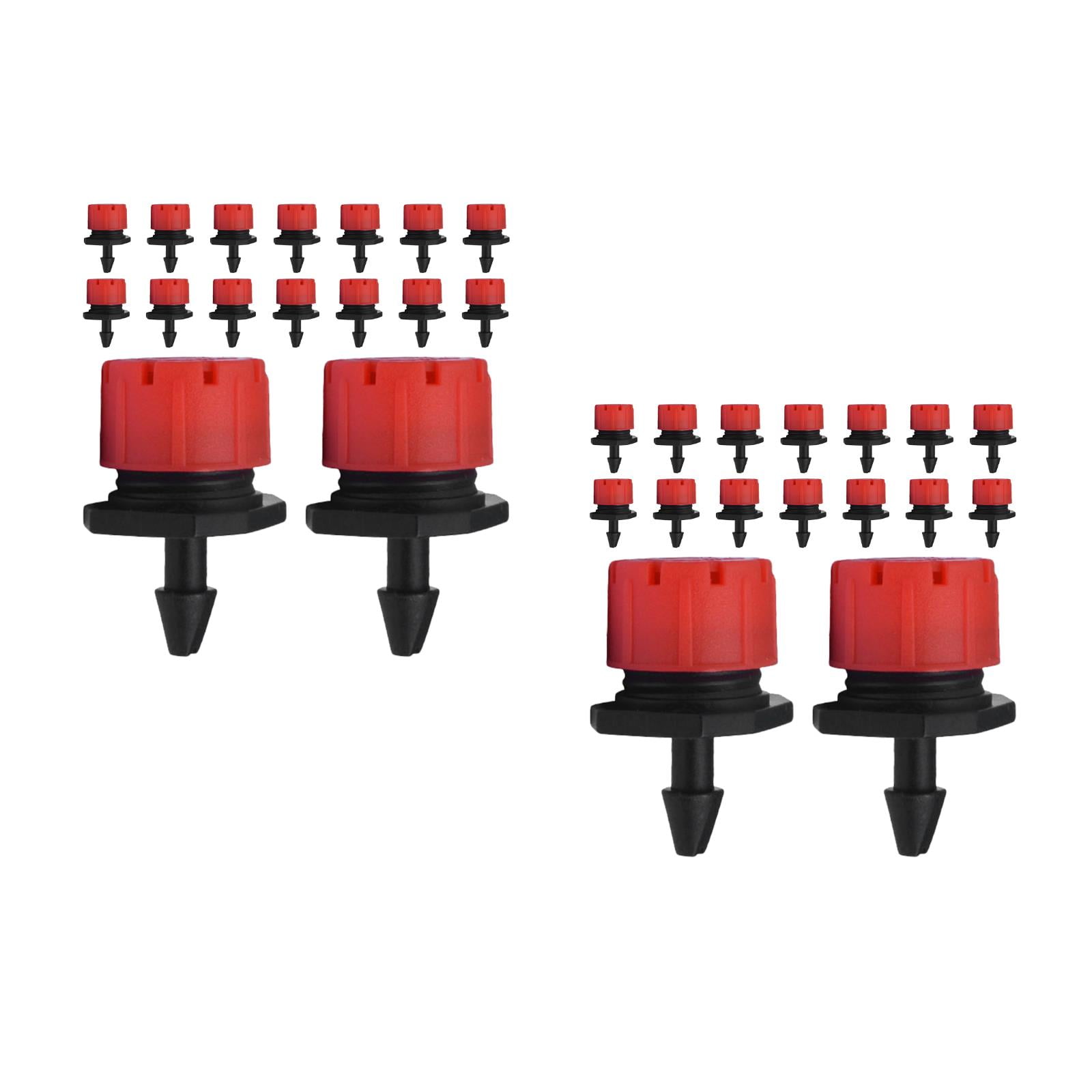 Hemoton 2pcs Adjustable Flow Drip Irrigation Emitters 150pcs Irrigation ...