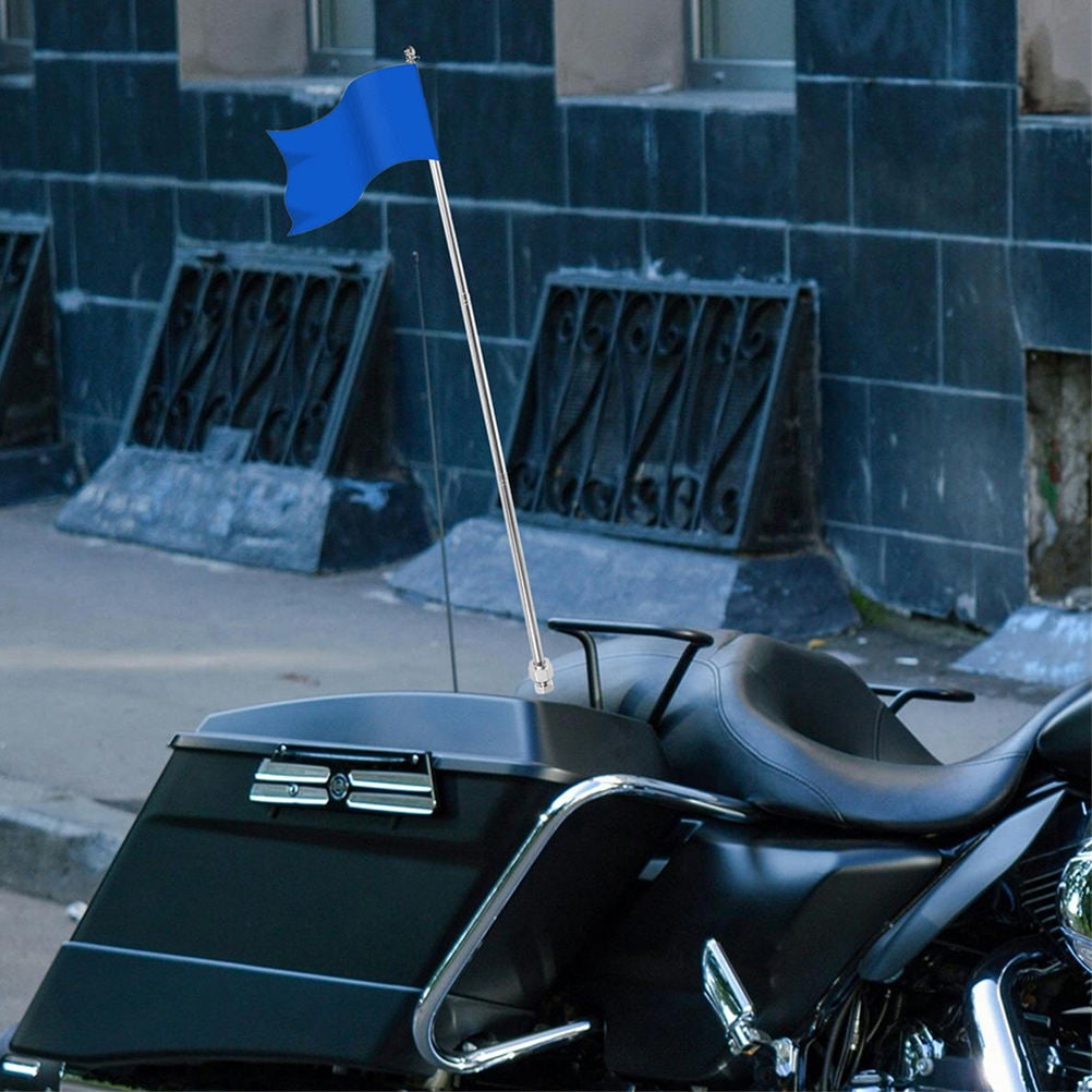 HEMOTON Durable Aluminum Alloy Adjustable Flagpole Kit for Motorcycle ...