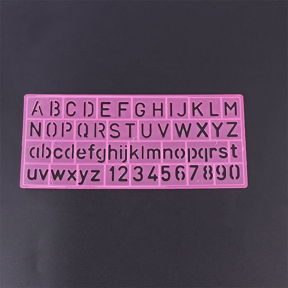 Hemoton 2pcs Alphabet Letter Stencils Set Letters And Numbers Alphabet ...