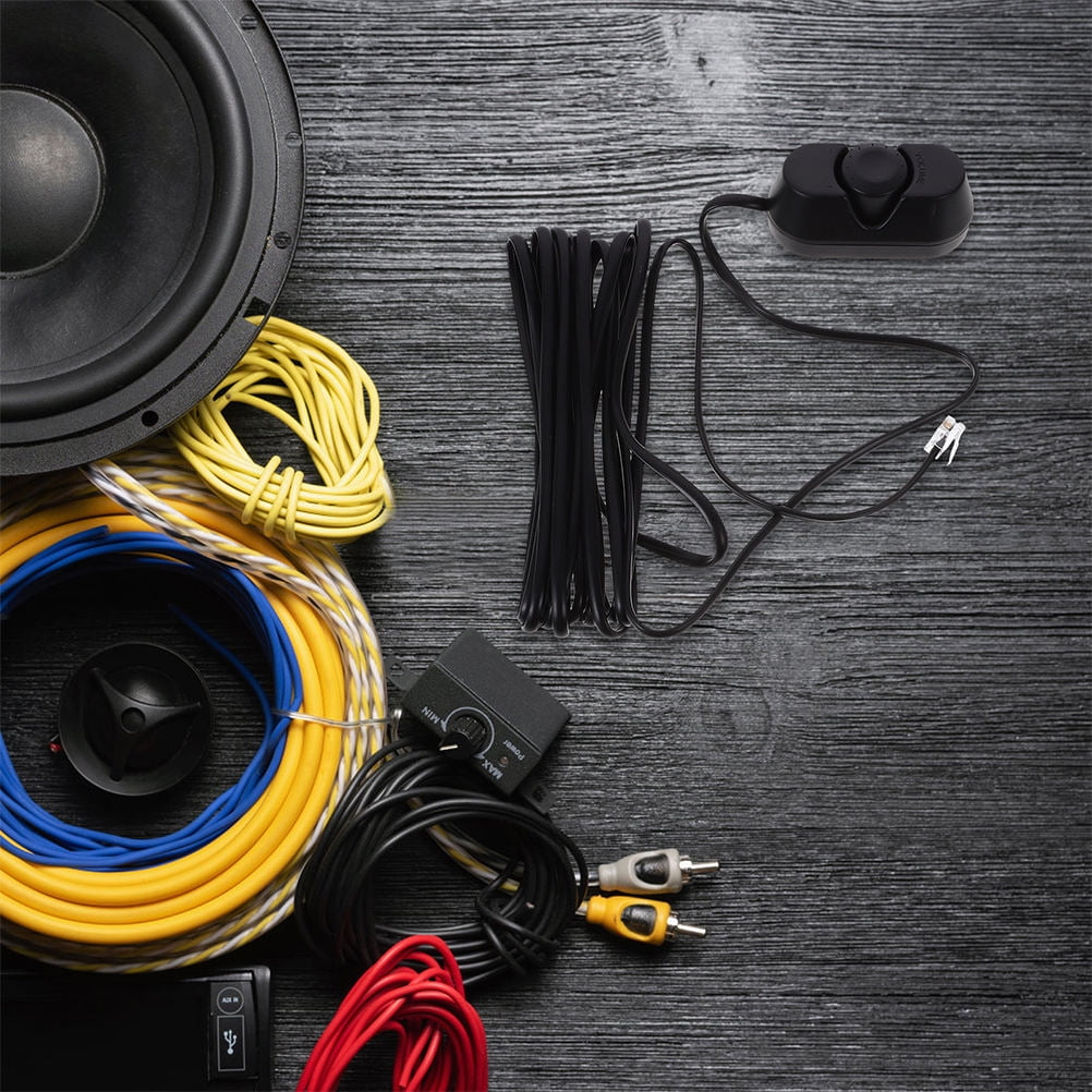 Hemoton 2pcs Automotive Power Amplifier Volume Control Knob Subwoofer ...