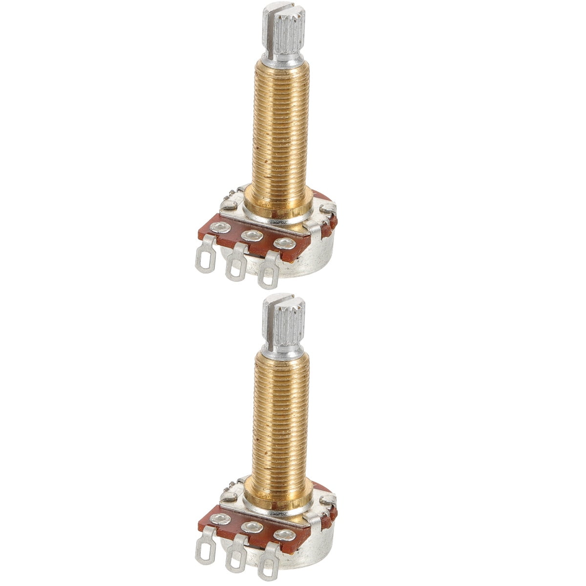 Hemoton 2pcs Banjo Long Shaft Potentiometer Audio Potentiometer for ...