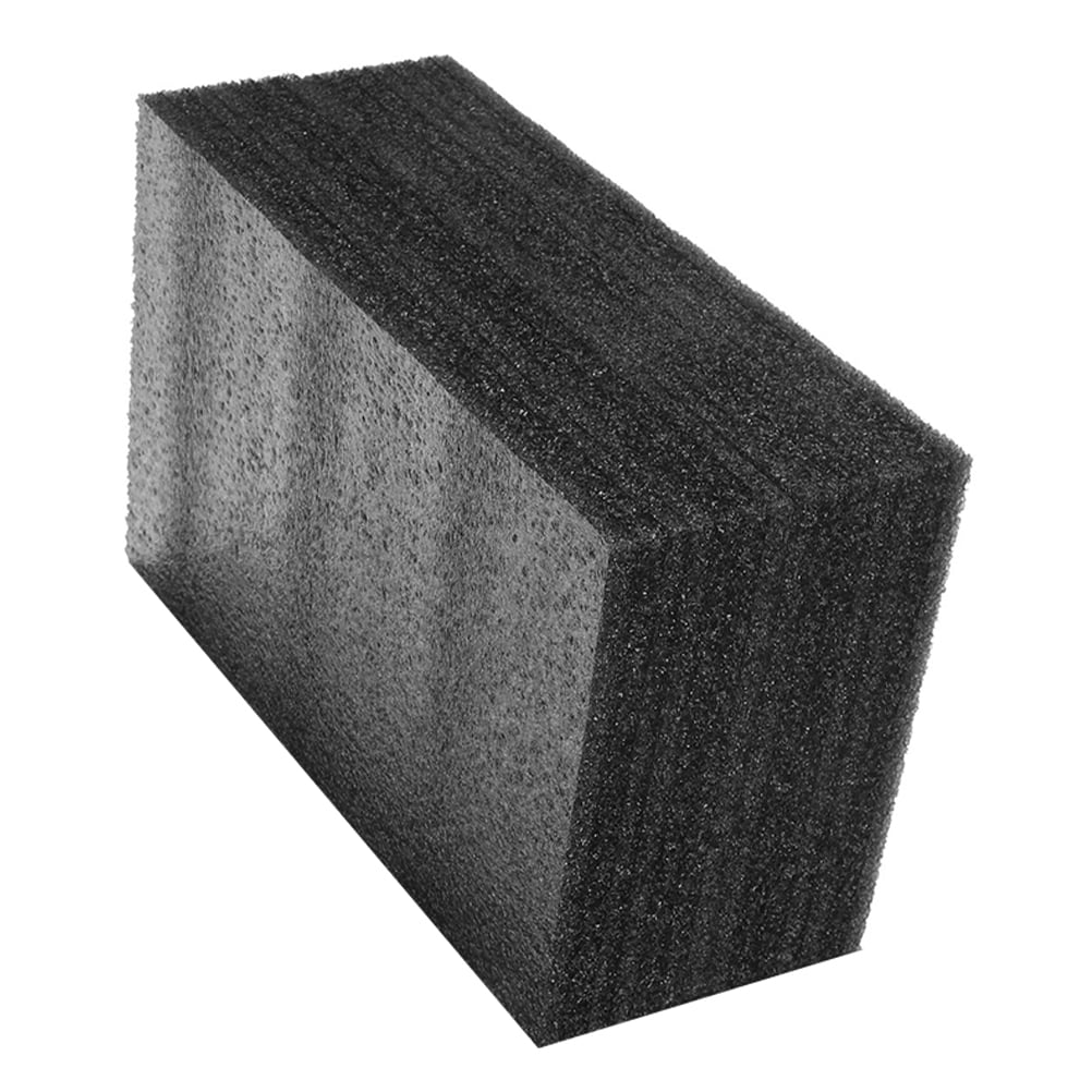 Hemoton 2pcs Black Foam Padding Polyurethane High Density Foam Cuttable ...