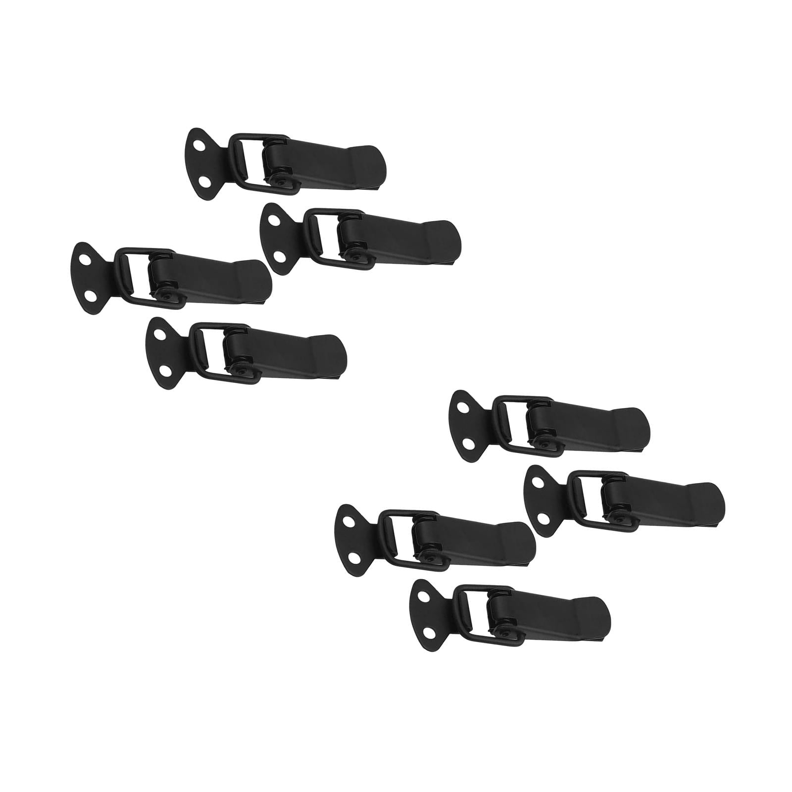 Hemoton 2pcs Black Toggle Latch 4 Set Metal Spring Loaded Toggle Hasp ...