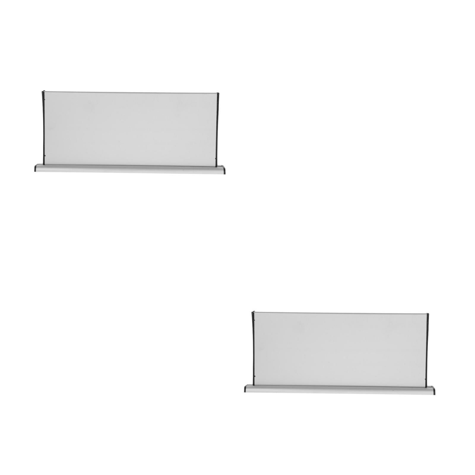 Hemoton 2pcs Blank Department Sign Name Plate Frame Aluminum Alloy Name ...