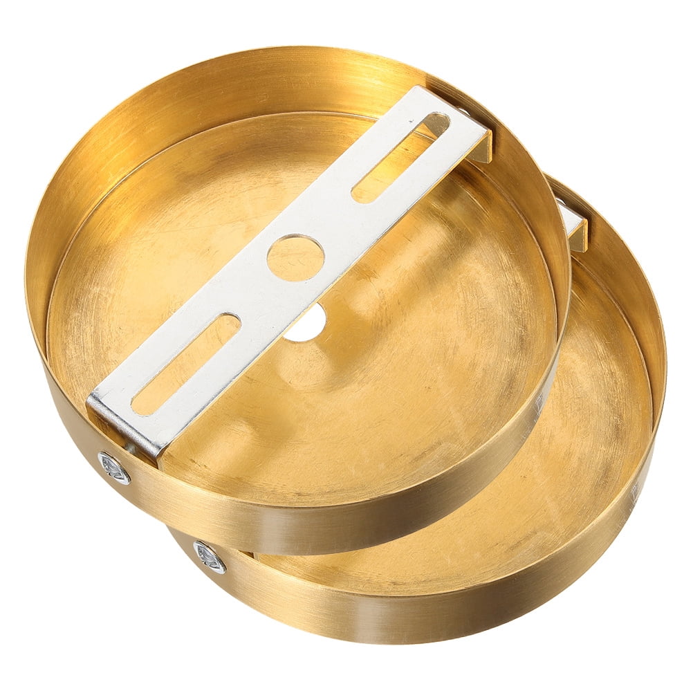 Hemoton 2pcs Brass Modern Pendant Chandelier Ceiling Canopy Diy Ceiling ...