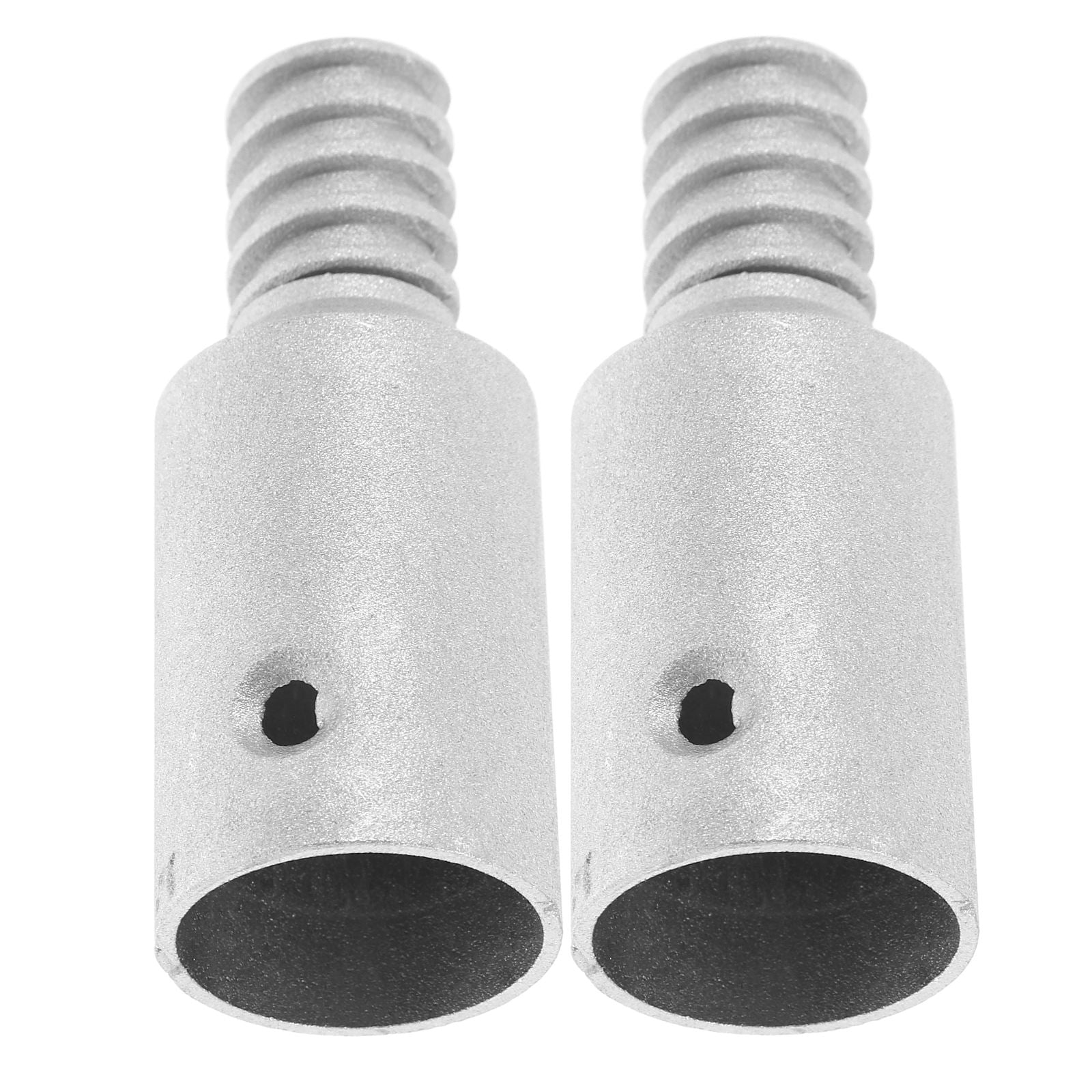 Hemoton 2pcs Broom Extension Pole Adapter Tips Metal Threaded Handle ...