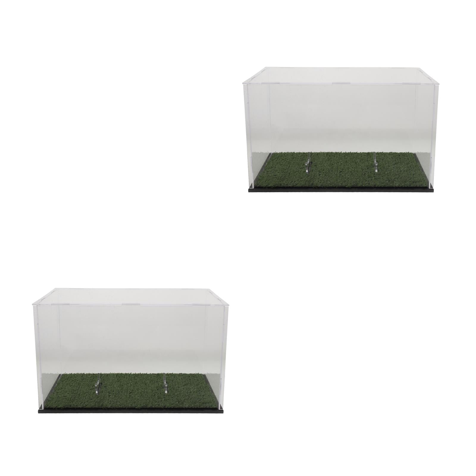Hemoton 2pcs Buckle Type Rugby Display Box Multi-use Display Case Rugby ...