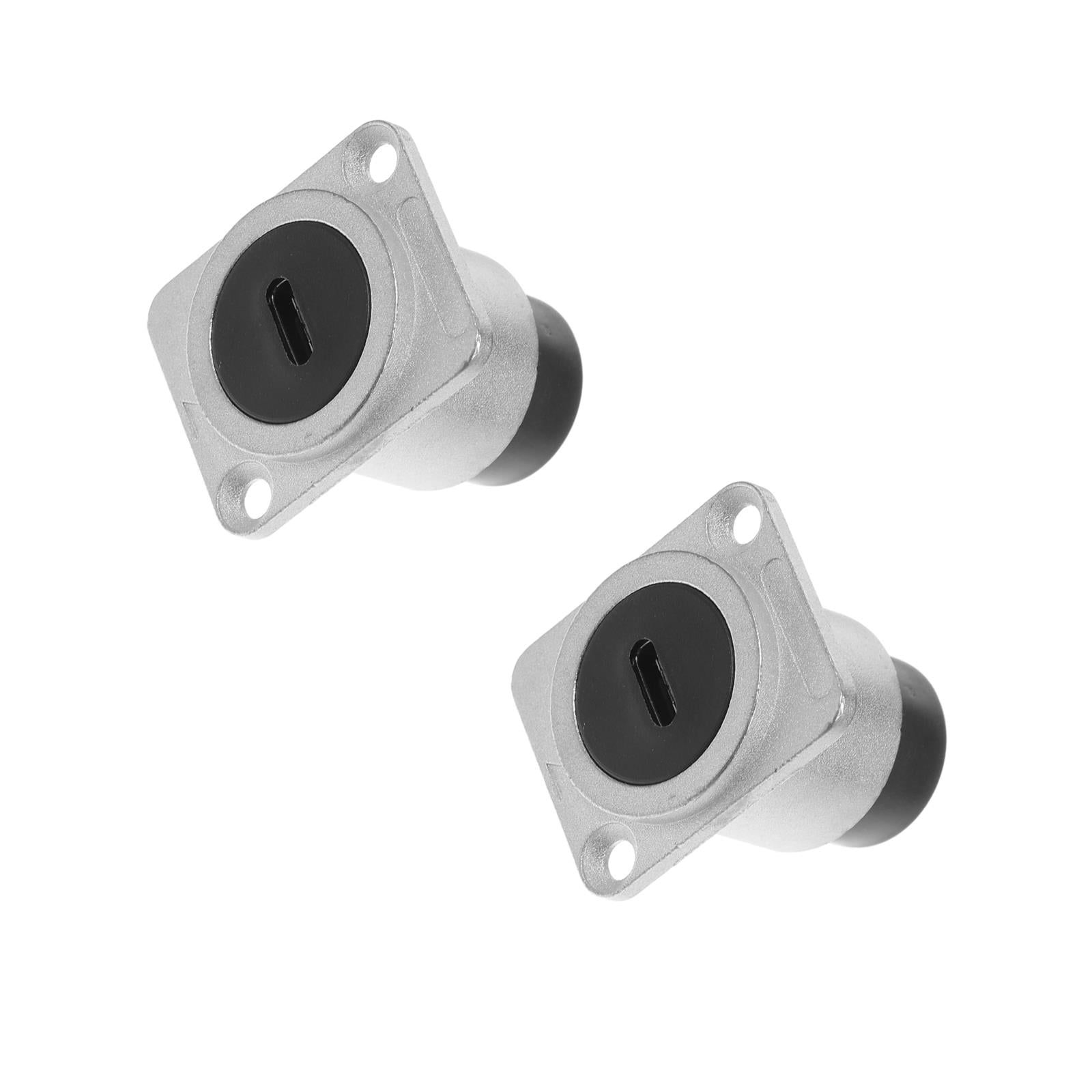 Hemoton 2pcs Bulkhead Connector Front Panel Adapter Ethernet Panel ...