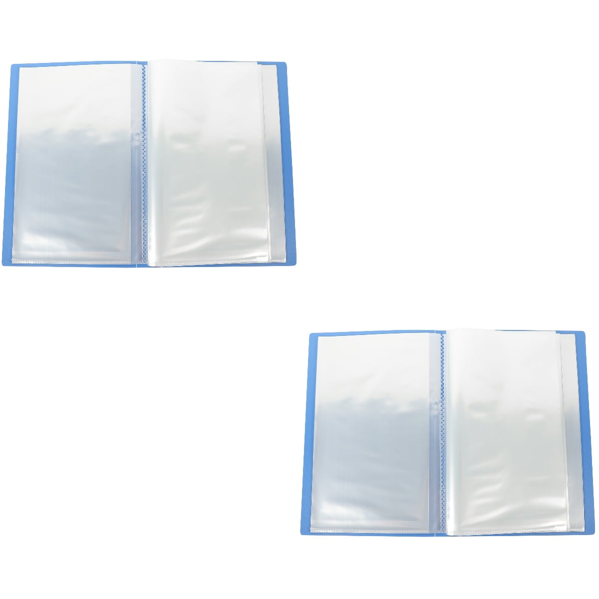 Hemoton 2pcs Business Checkbook Binder Plastic Invoice Album Office ...