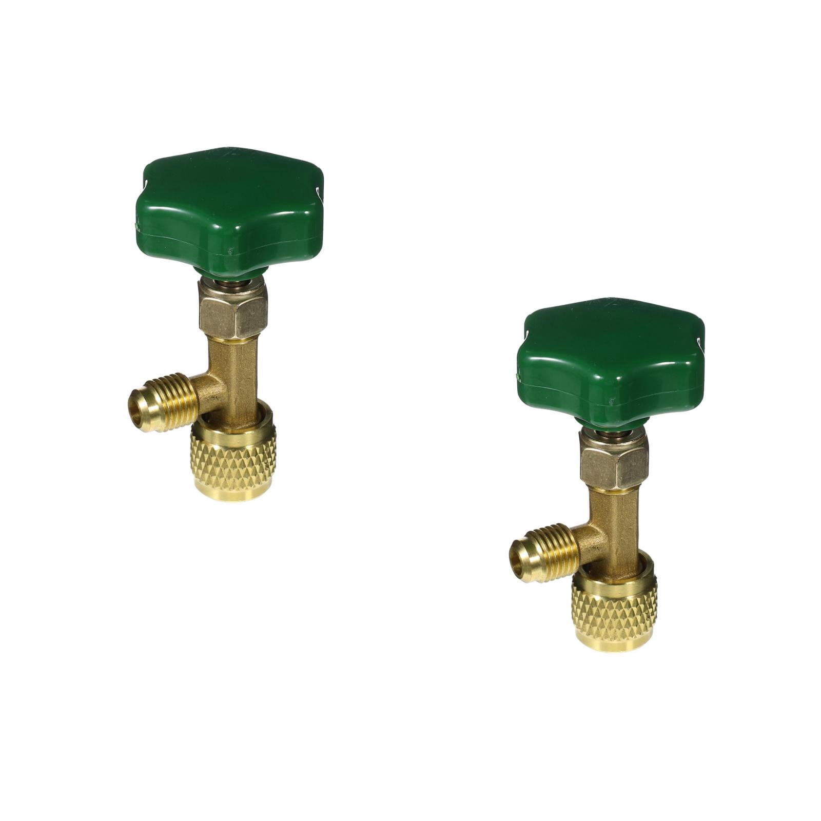 Hemoton 2pcs Car Ac Recharge Kit Brass Refrigerant Charging Valve ...