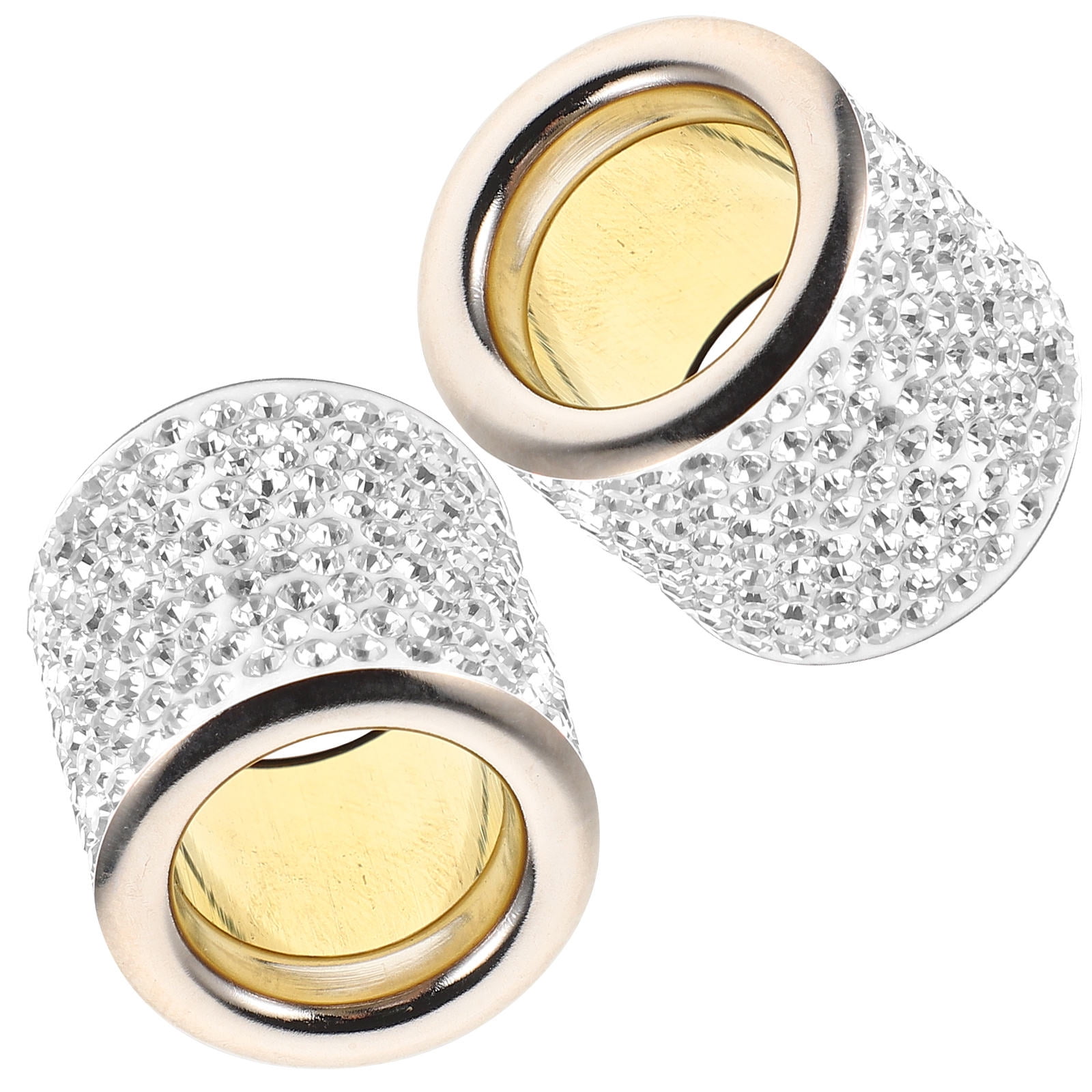 Hemoton 2pcs Car Seat Headrest Collar Ring Rhinestone Vehicle Seat ...