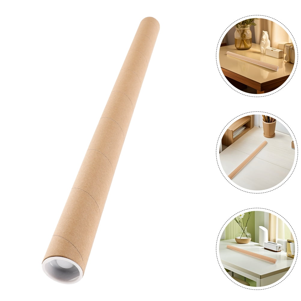 Hemoton 2pcs Cardboard Drawing Tubes Protective Artwork Storage Mailing ...