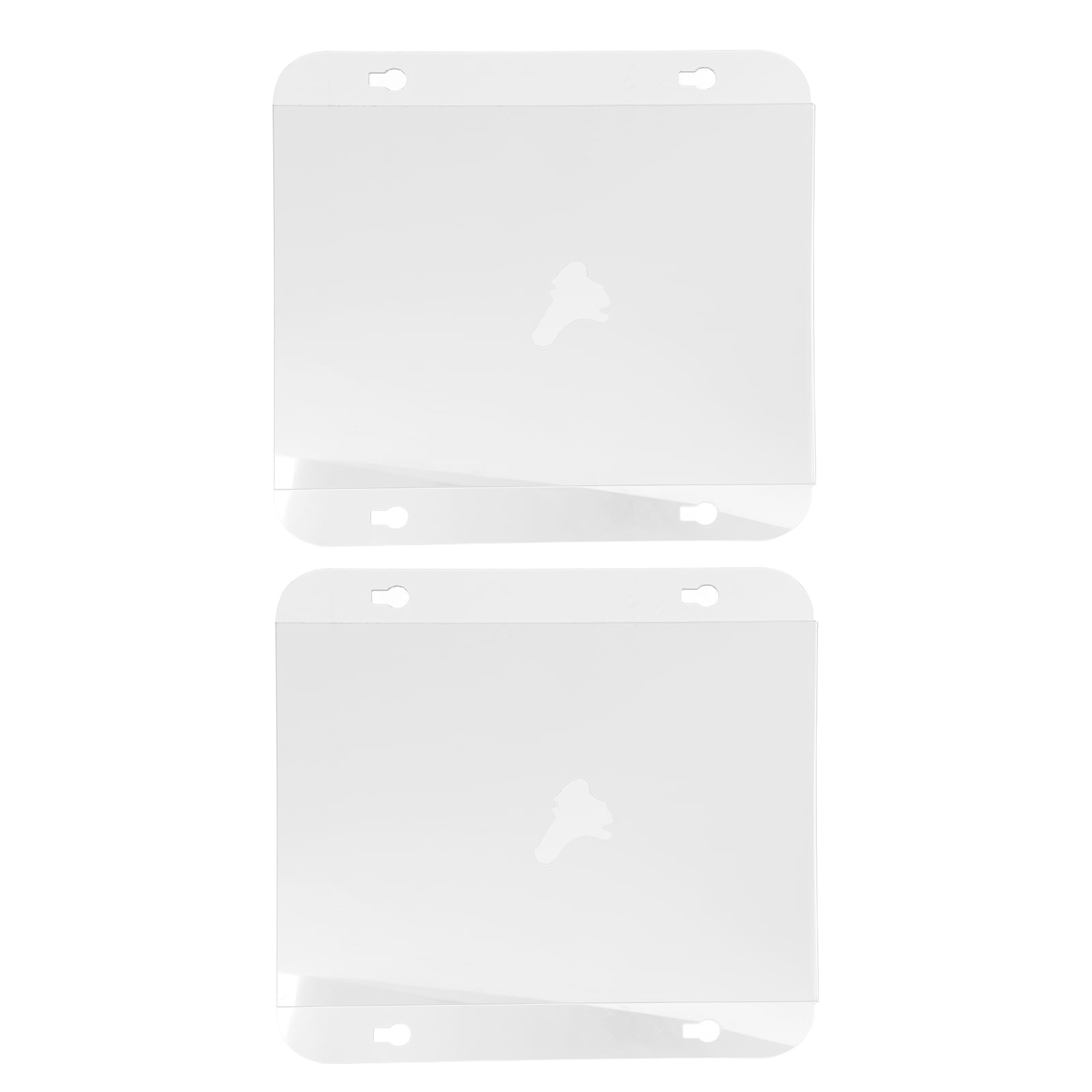 Hemoton 2pcs Clear Acrylic Window Sign Holder With Suction Cups Wall ...