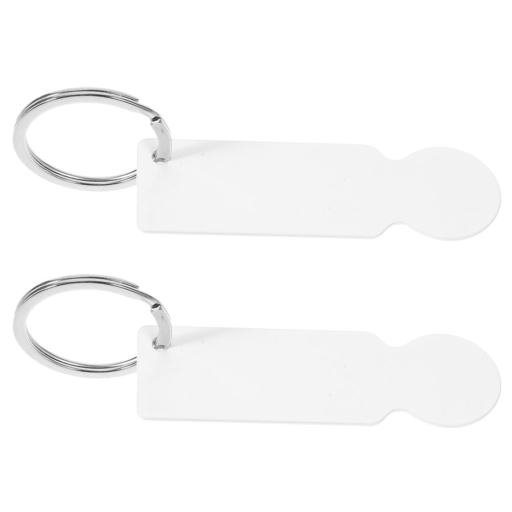 Stainless Steel Shopping Cart Token Keychain for Supermarket Decor ...