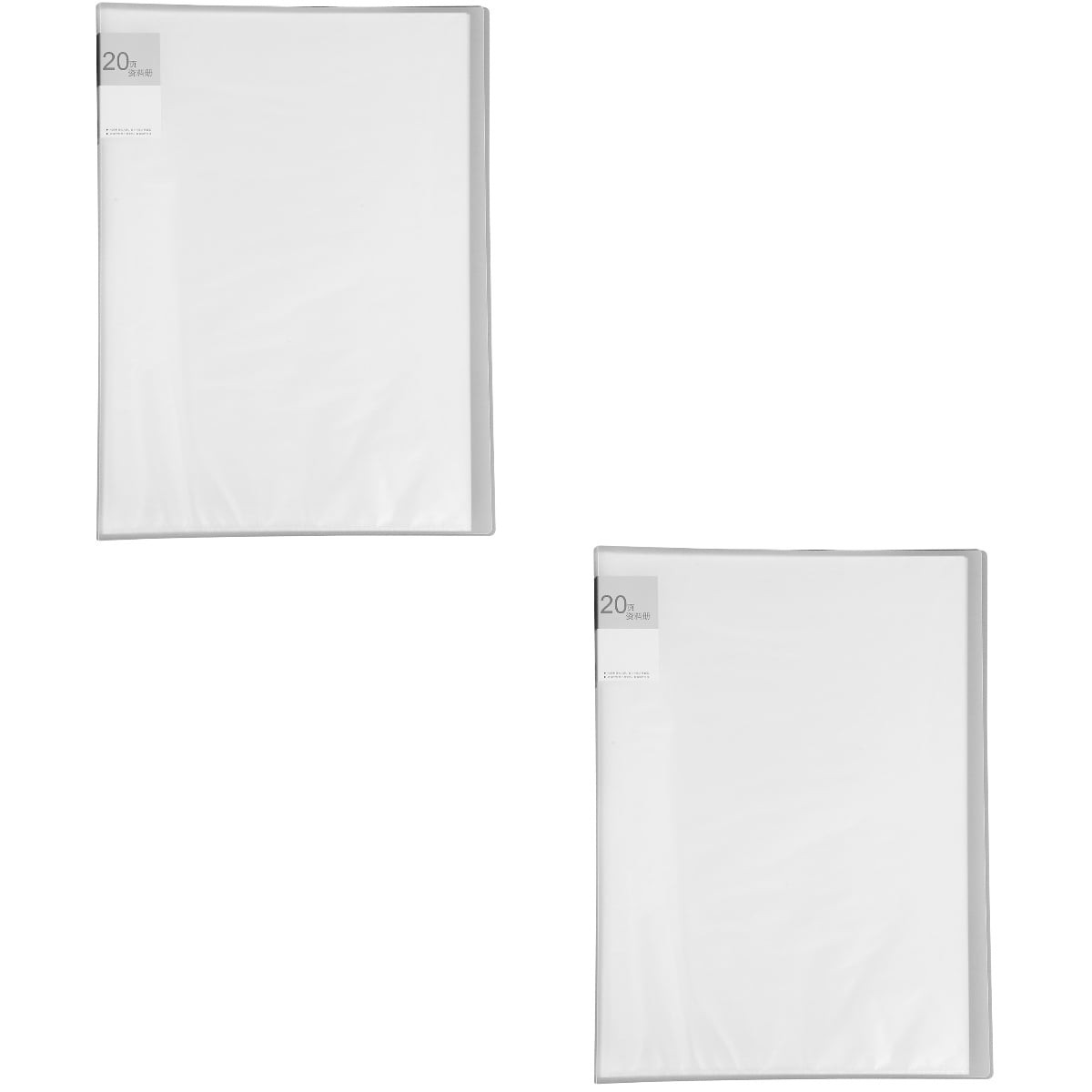 Hemoton 2pcs Display Folder File Organizer Practical File Folder ...