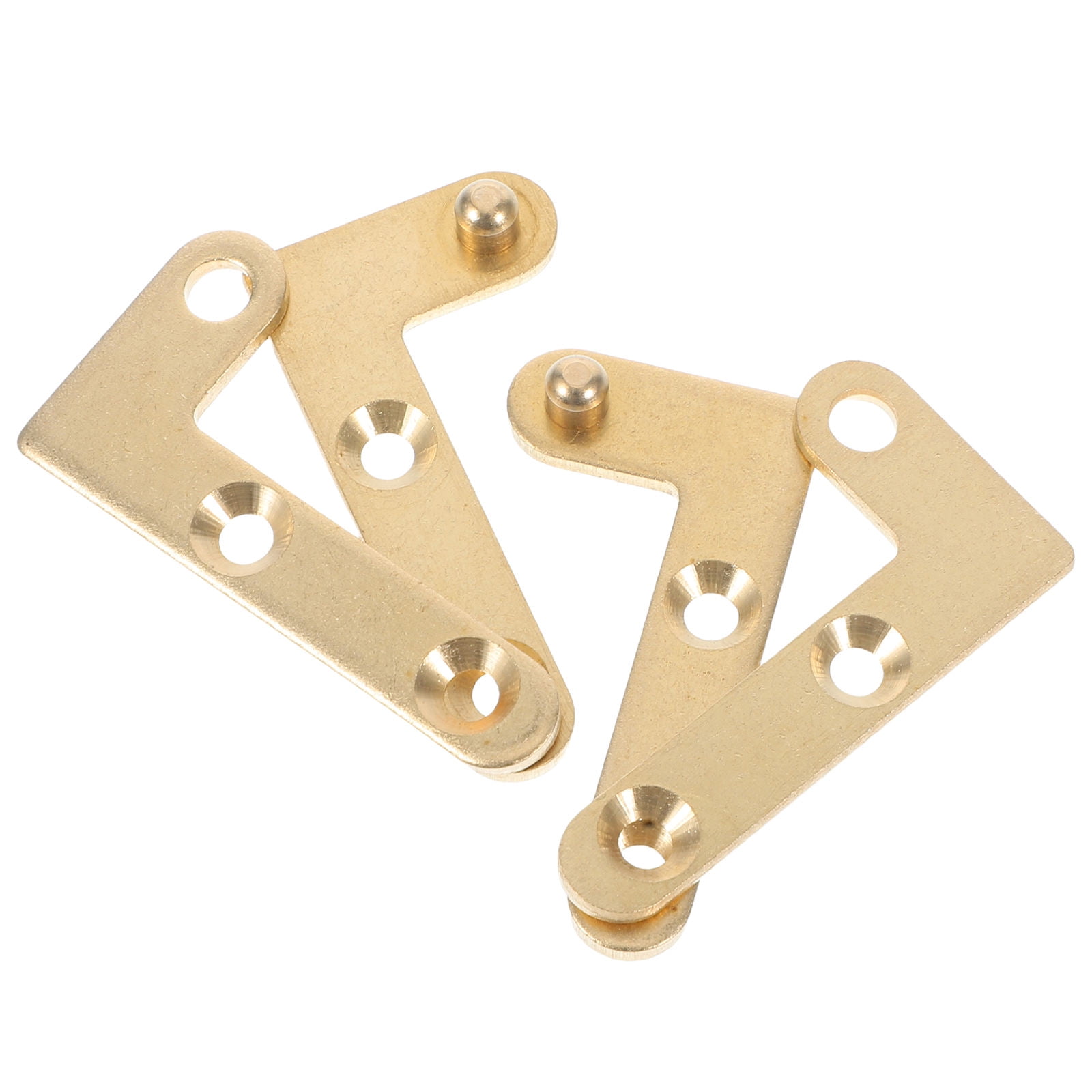 Hemoton 2pcs Door Pivot Hinges L Shape Door Hinges Hinge 180 Degree ...