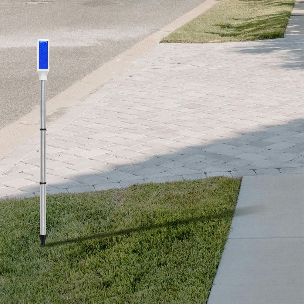 Hemoton 2pcs Driveway Solar Lights For Outdoor Pathways And Roads Solar ...