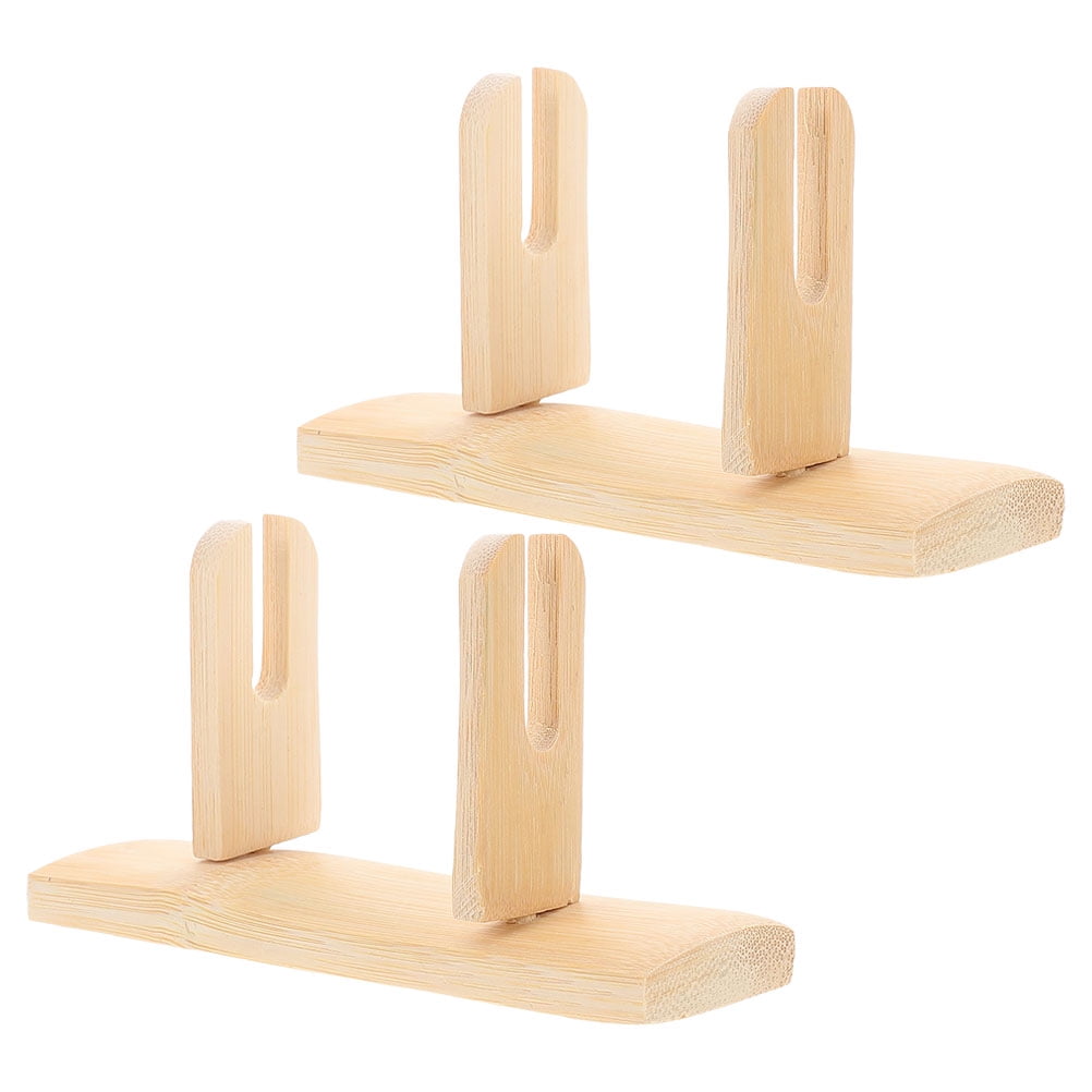 Hemoton 2pcs Easel Stand Chinese Fan Display Rack Stand Vintage Hand ...