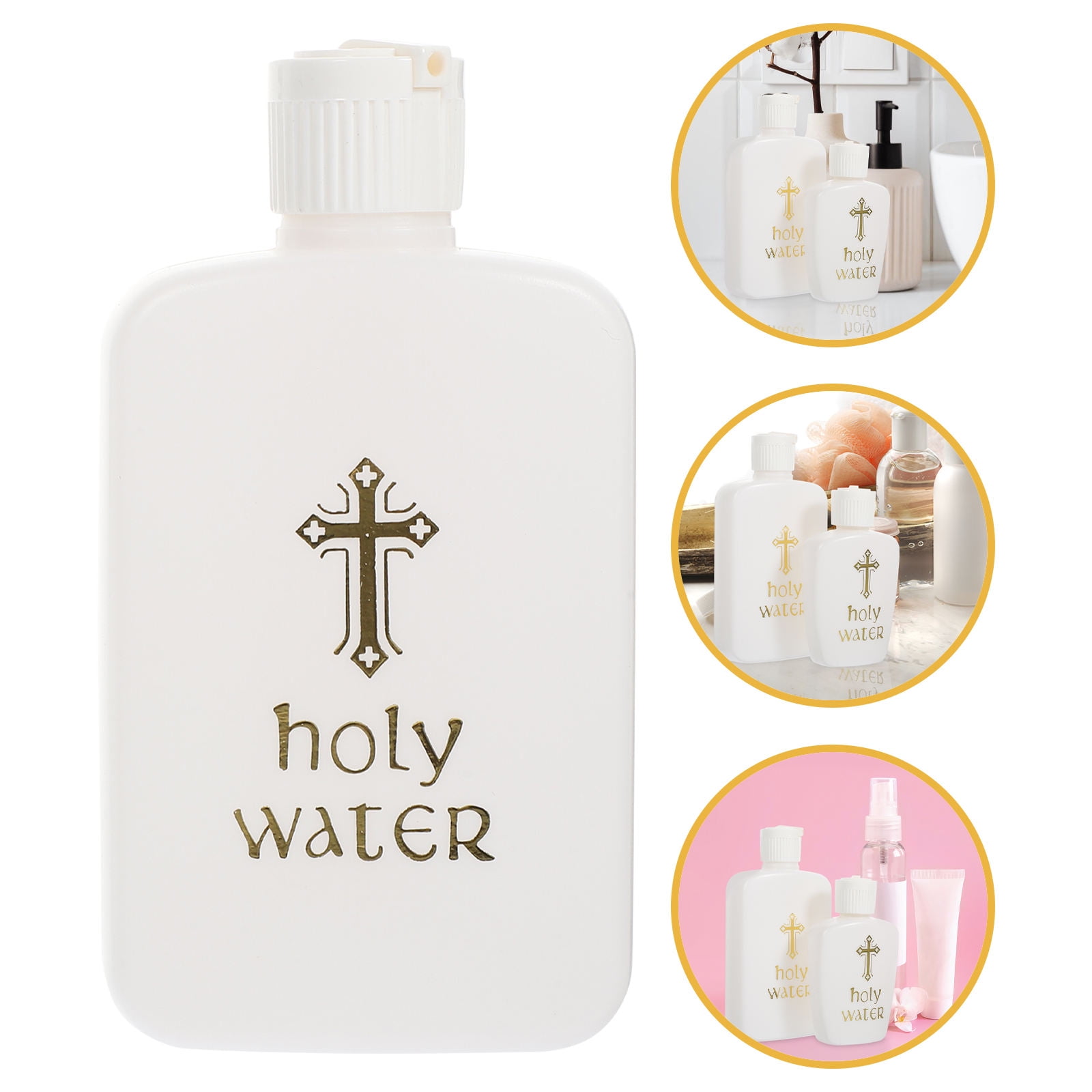Hemoton 2pcs Empty Plastic Holy Water Bottle Delicate Holy Water ...